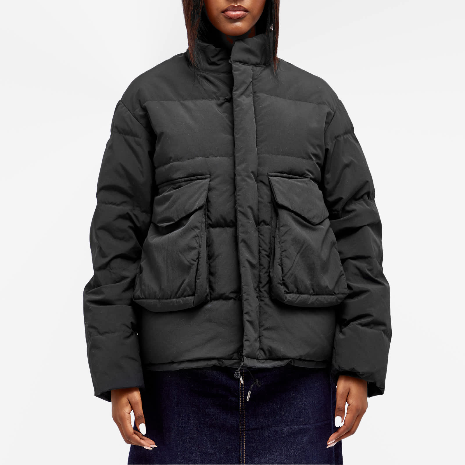 Snow Peak Recycled Down Jacket Black | END. (KR)
