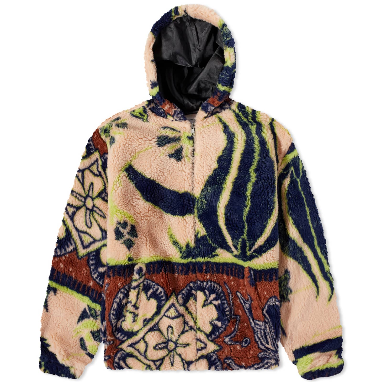 thisisneverthat Batik Fleece Jacket Beige | END.