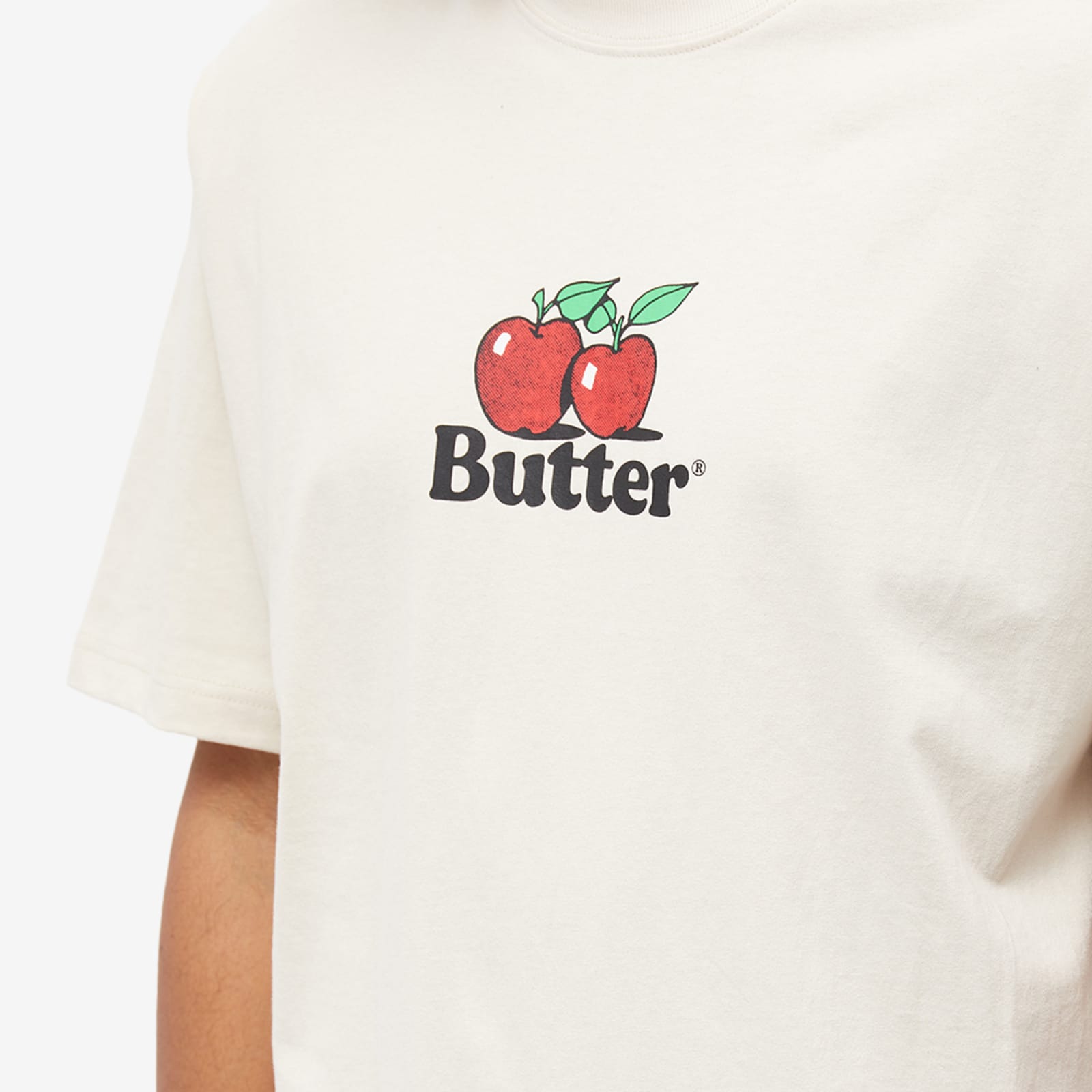 Butter Goods Apples Logo T-Shirt Cream | END. (GB)