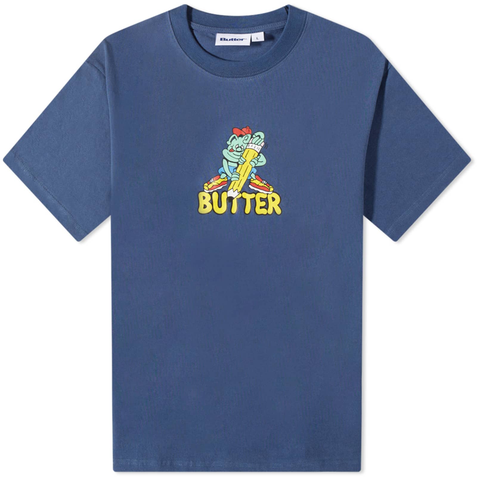 Butter Goods Martian T-Shirt Denim | END. (GB)