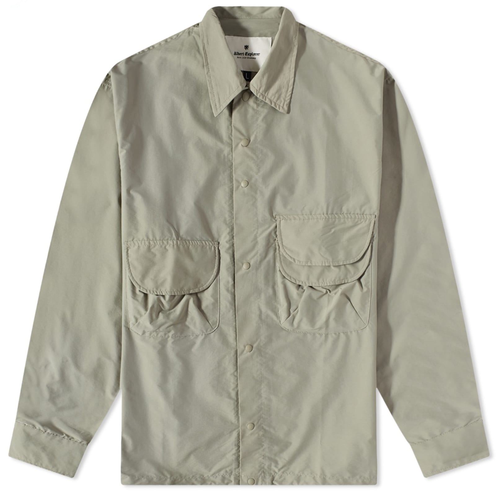 Uniform Bridge 3Pocket Utility Shirt Grey | END. (HK)