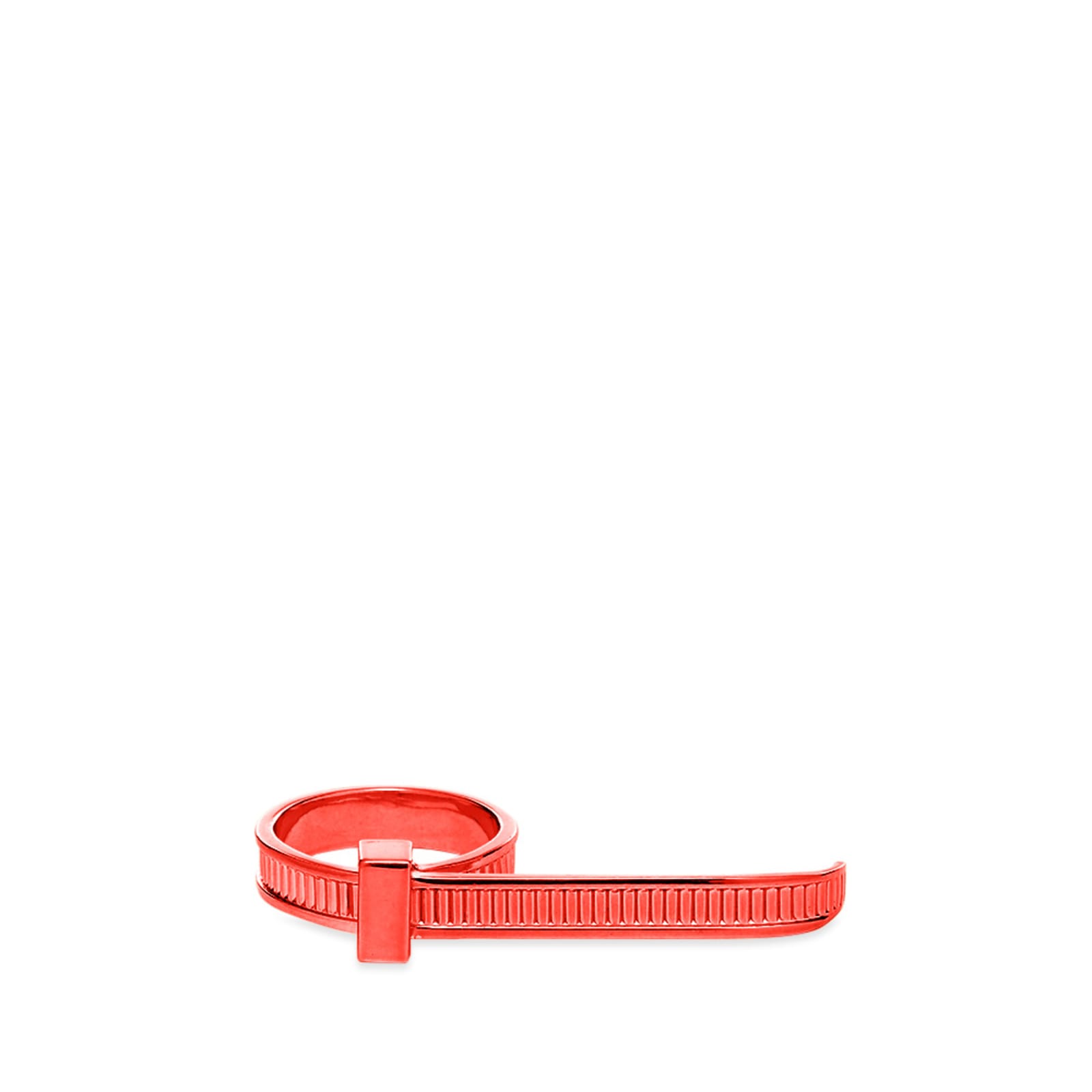 Ambush Zip Tie Ring Red | END.