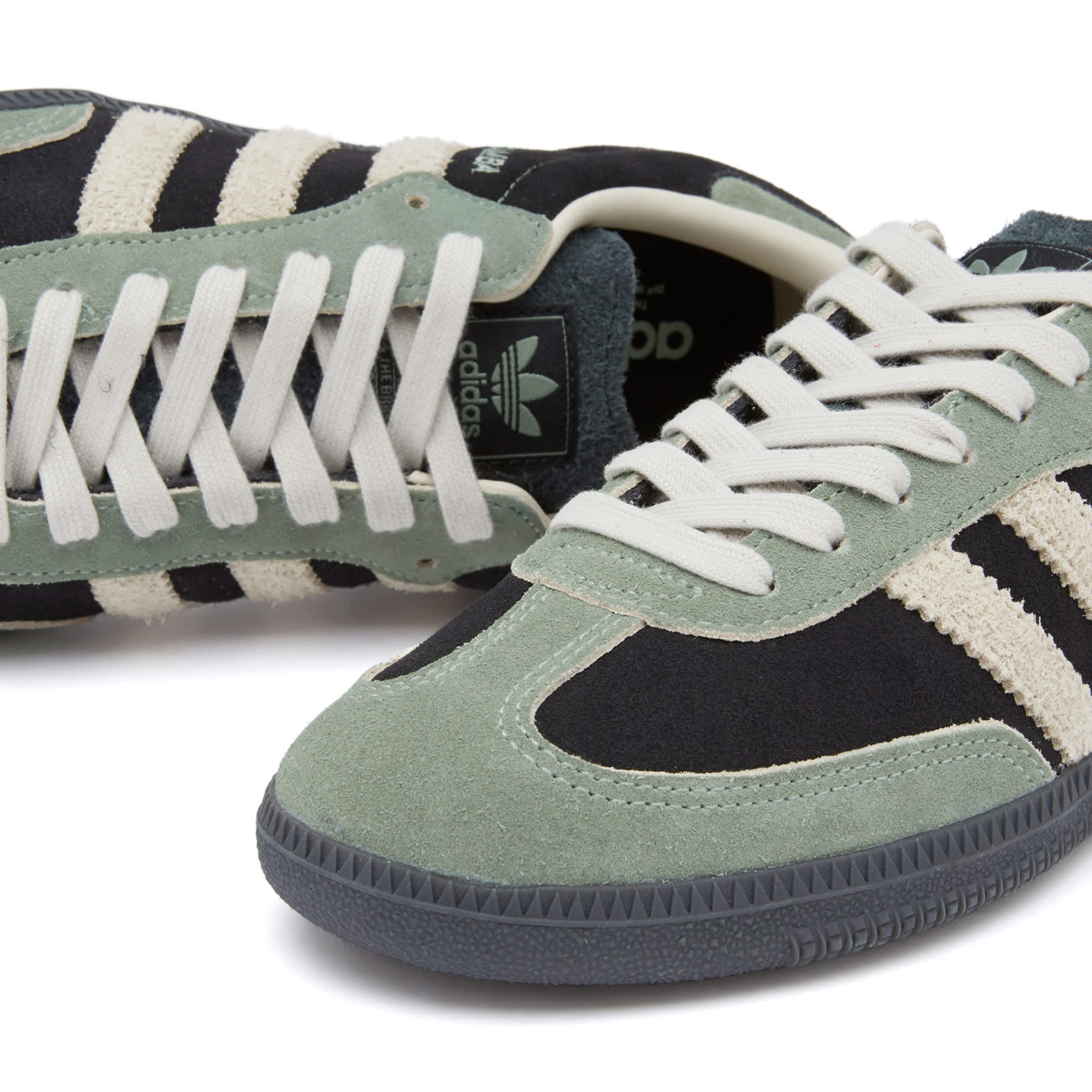 Adidas Samba OG W Sneaker Black, Alumina & Silver Green | END. (TW)