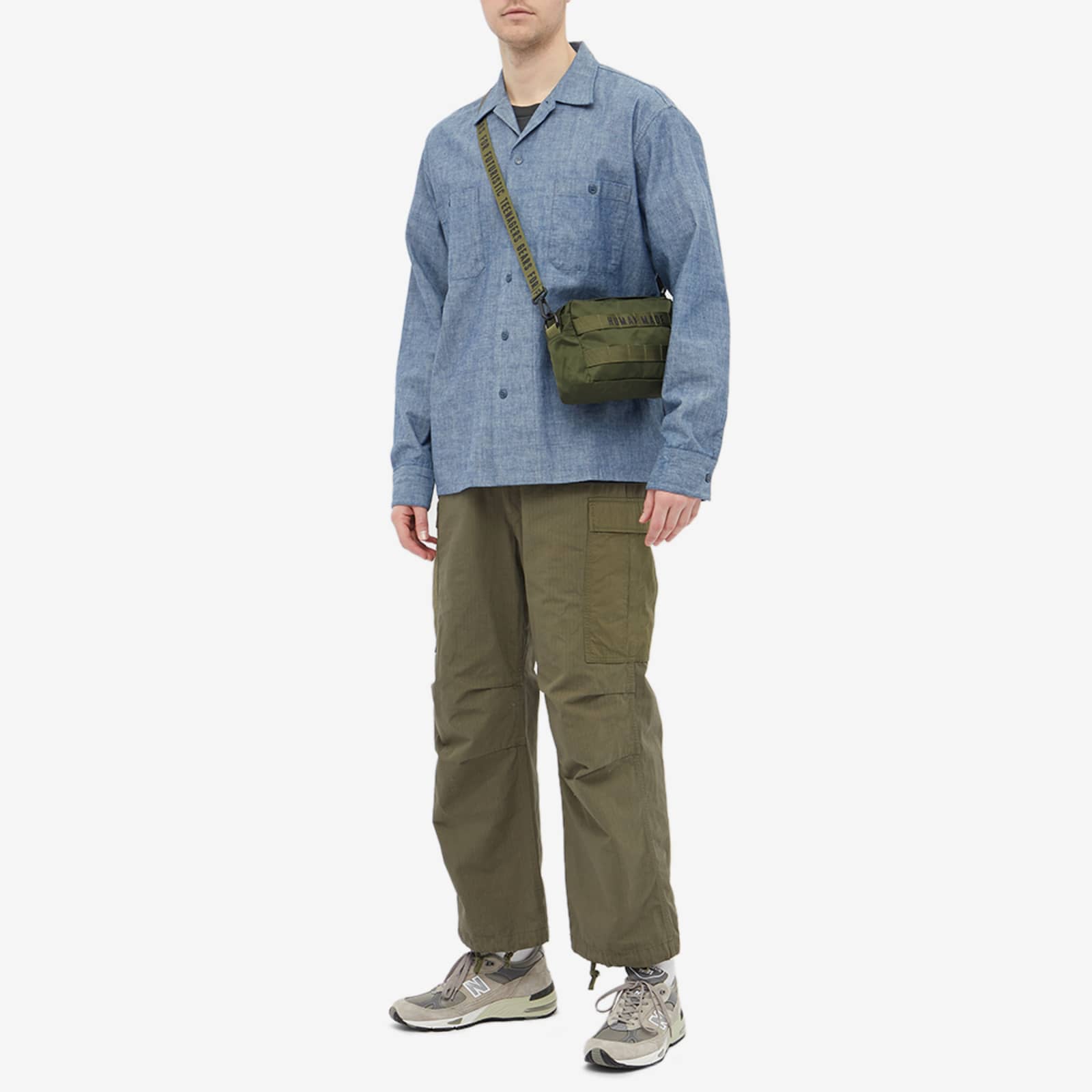 Human Made Military Pouch Bag Olive | END. (US)