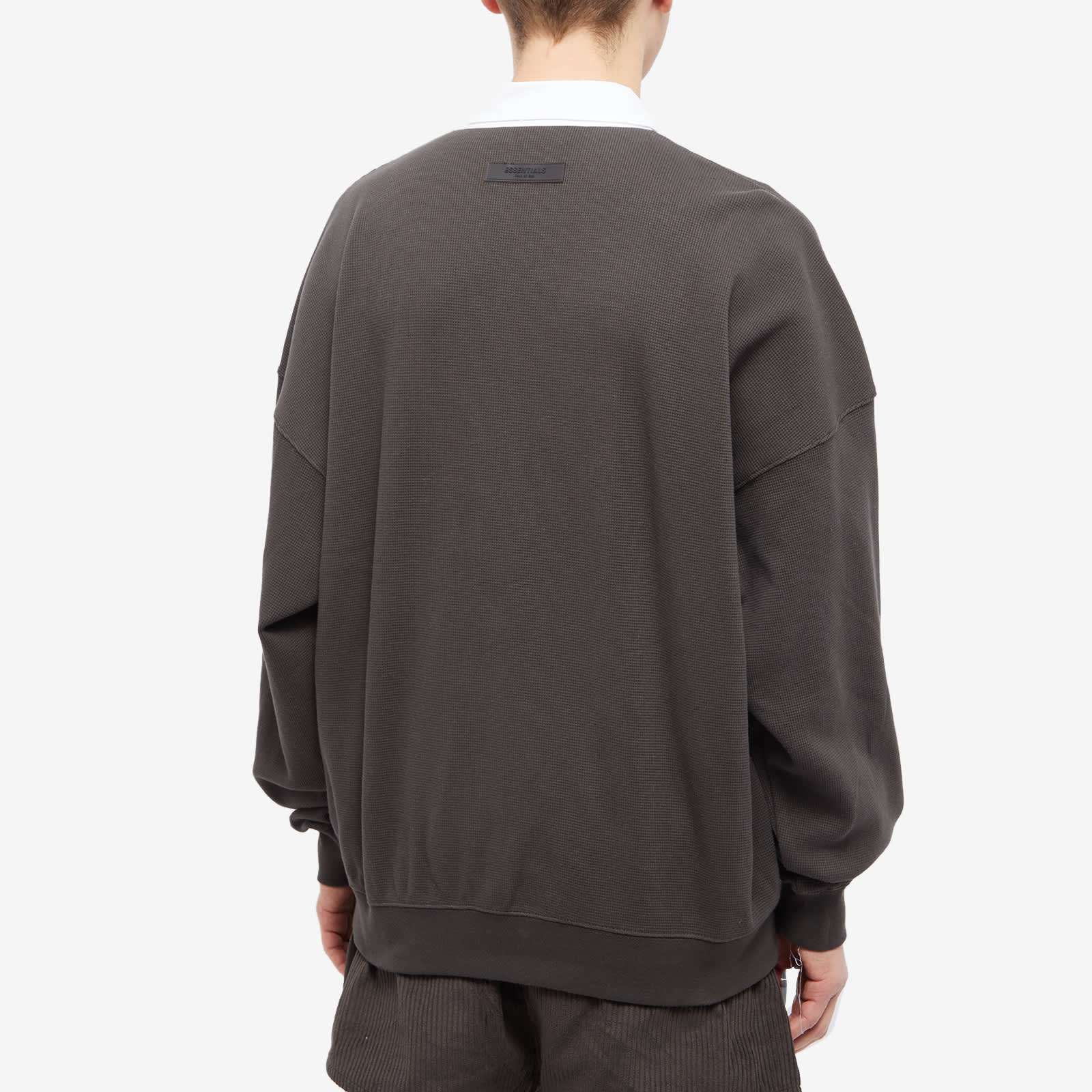 Fear of God Essentials Rugby Shirt Off-Black | END. (AR)