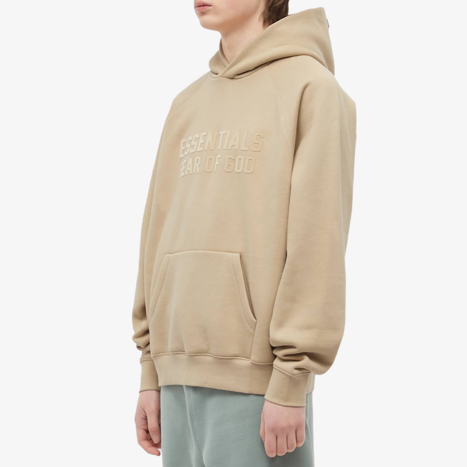 Fear of God Essentials Hoodie Sand | END. (US)