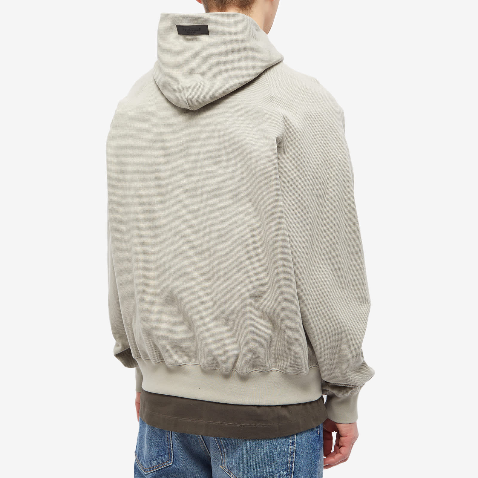 Fear of God Essentials Knitted Raglan Hoodie Seal | END.