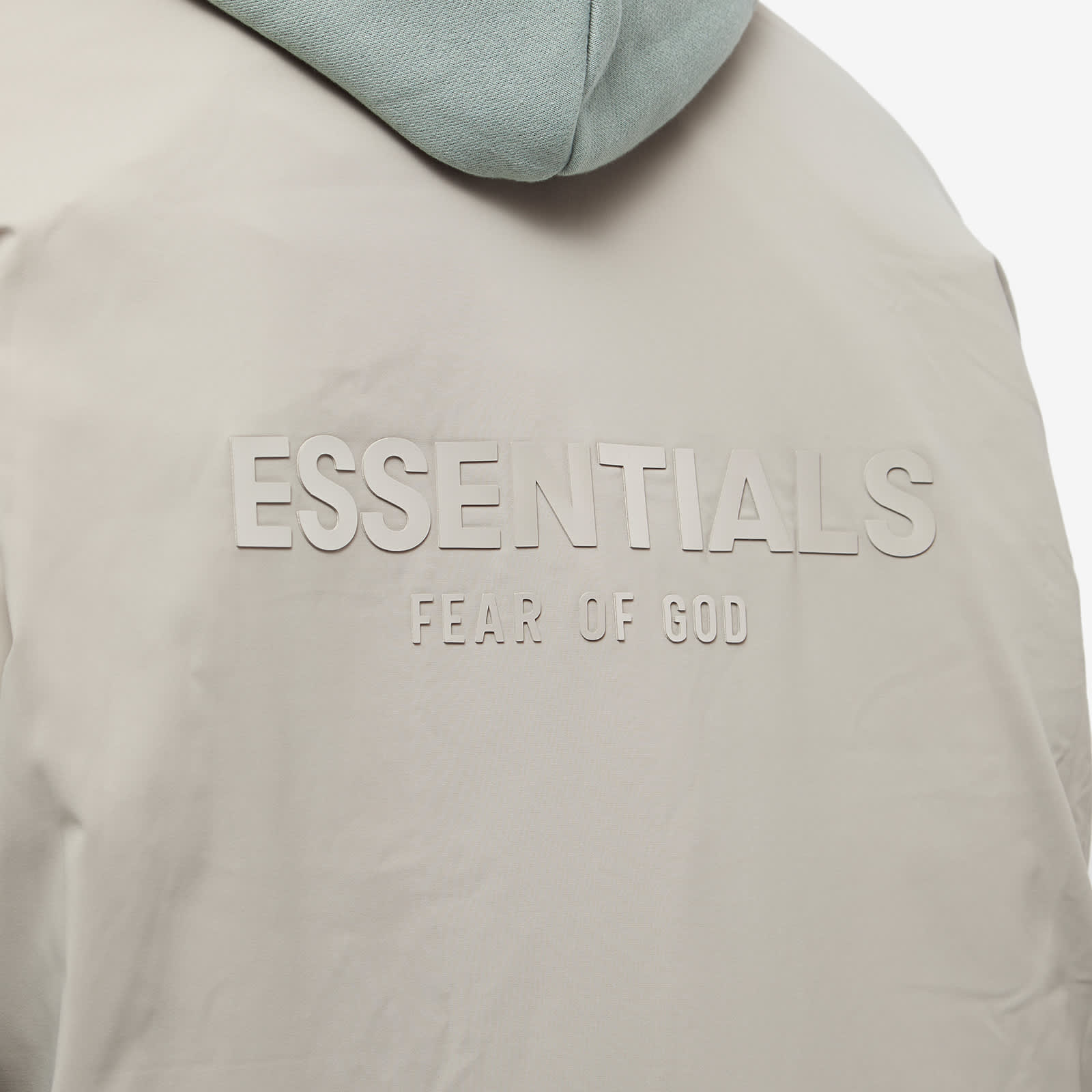 Fear of God Essentials Nylon Filled Shirt Jacket Seal | END.