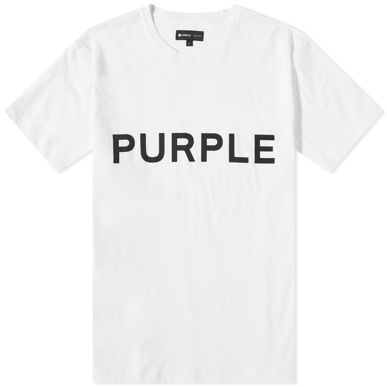 Purple Brand Logo Clean T-Shirt White | END. (AR)