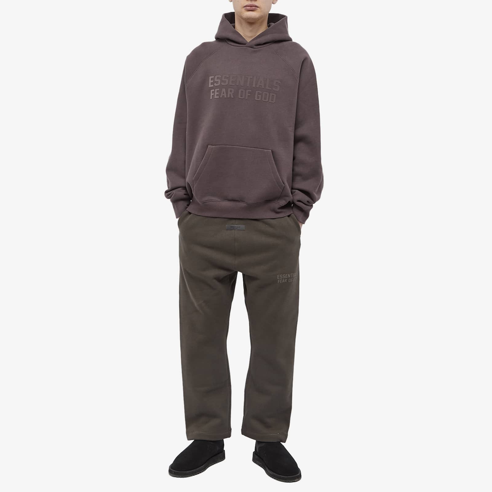 Fear of God Essentials Hoodie Plum | END. (AR)