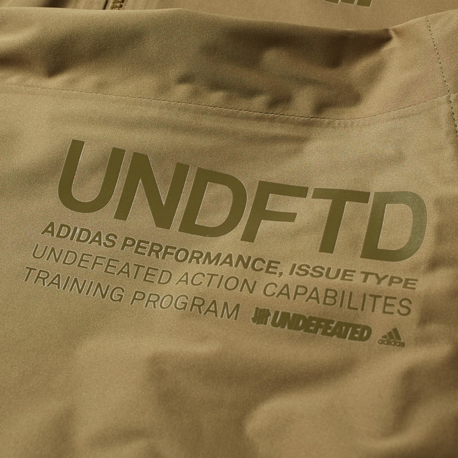 Adidas x Undefeated 3L GTX Jacket Tactile Khaki | END. (US)