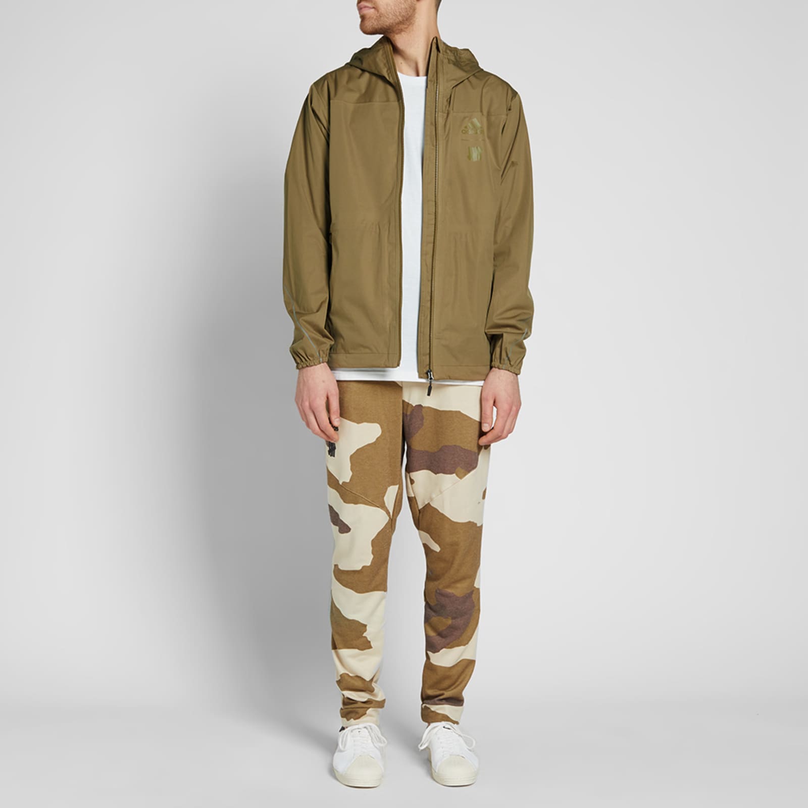 Adidas x Undefeated 3L GTX Jacket Tactile Khaki | END.