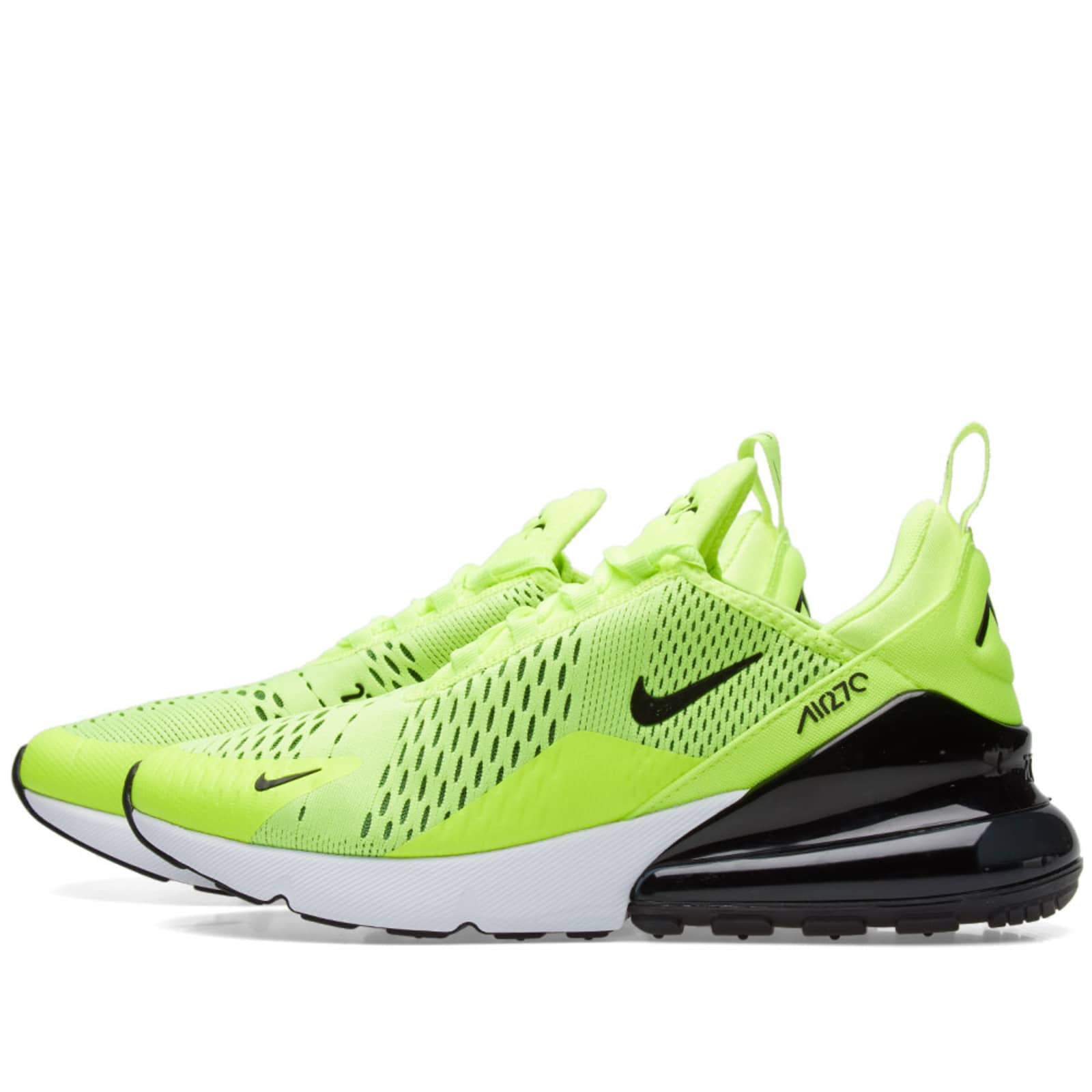 Nike Air Max 270 Volt, Black & Dark Grey | END.
