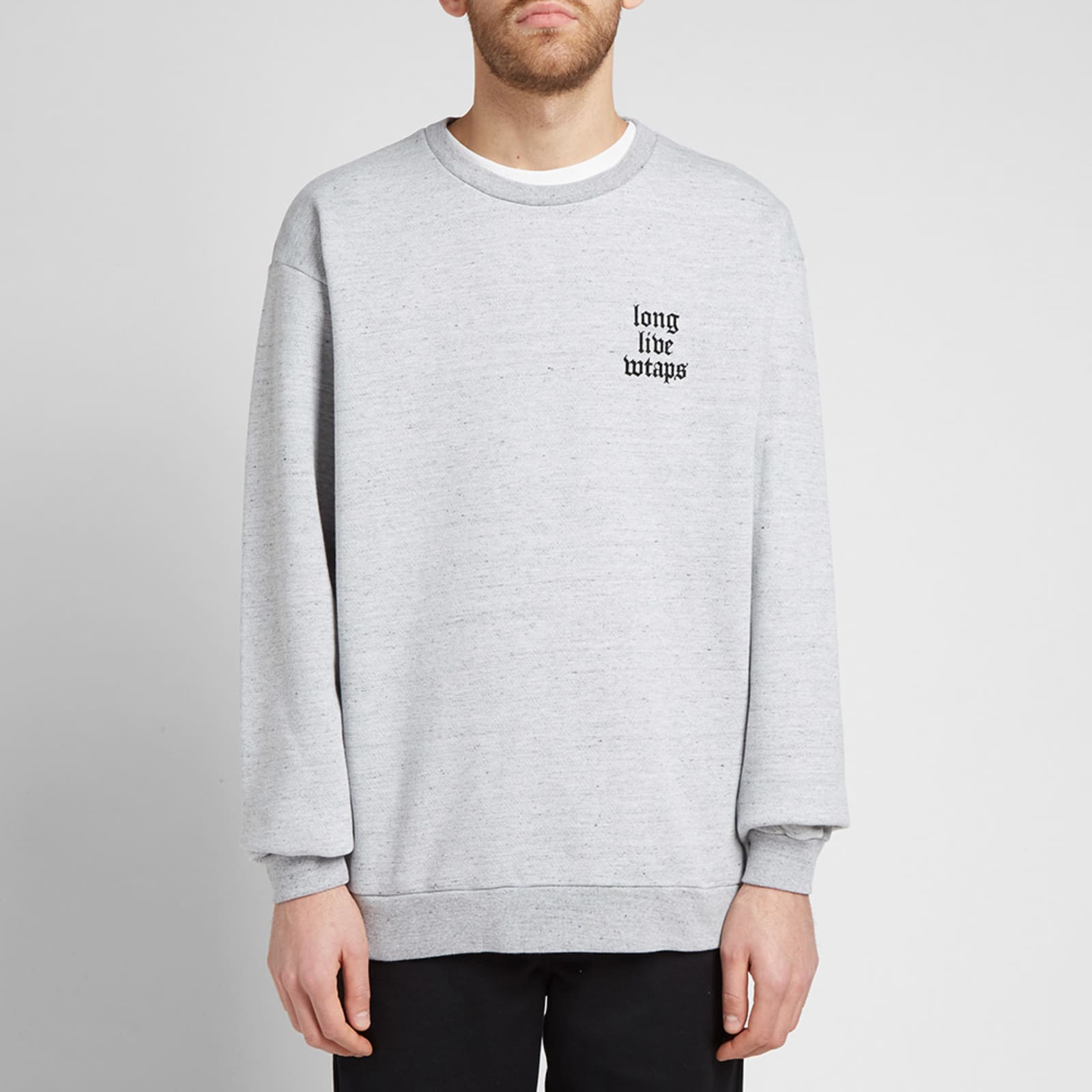 WTAPS LLW Crew Sweat Grey | END.