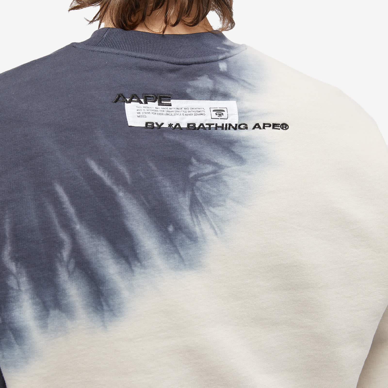 AAPE Tag Crew Sweat Black | END. (US)
