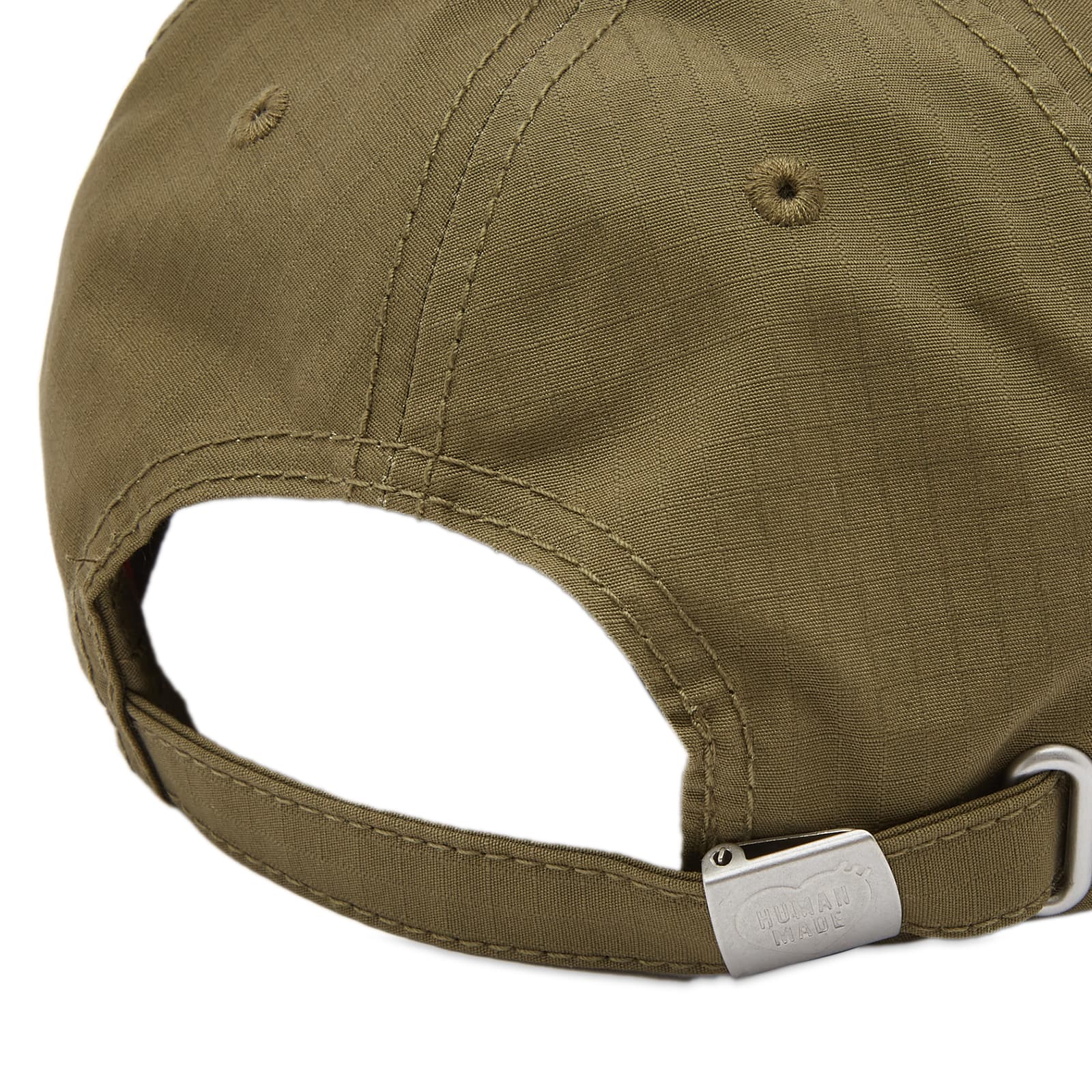 Human Made Broken Heart Rip Stop Cap Olive Drab | END.