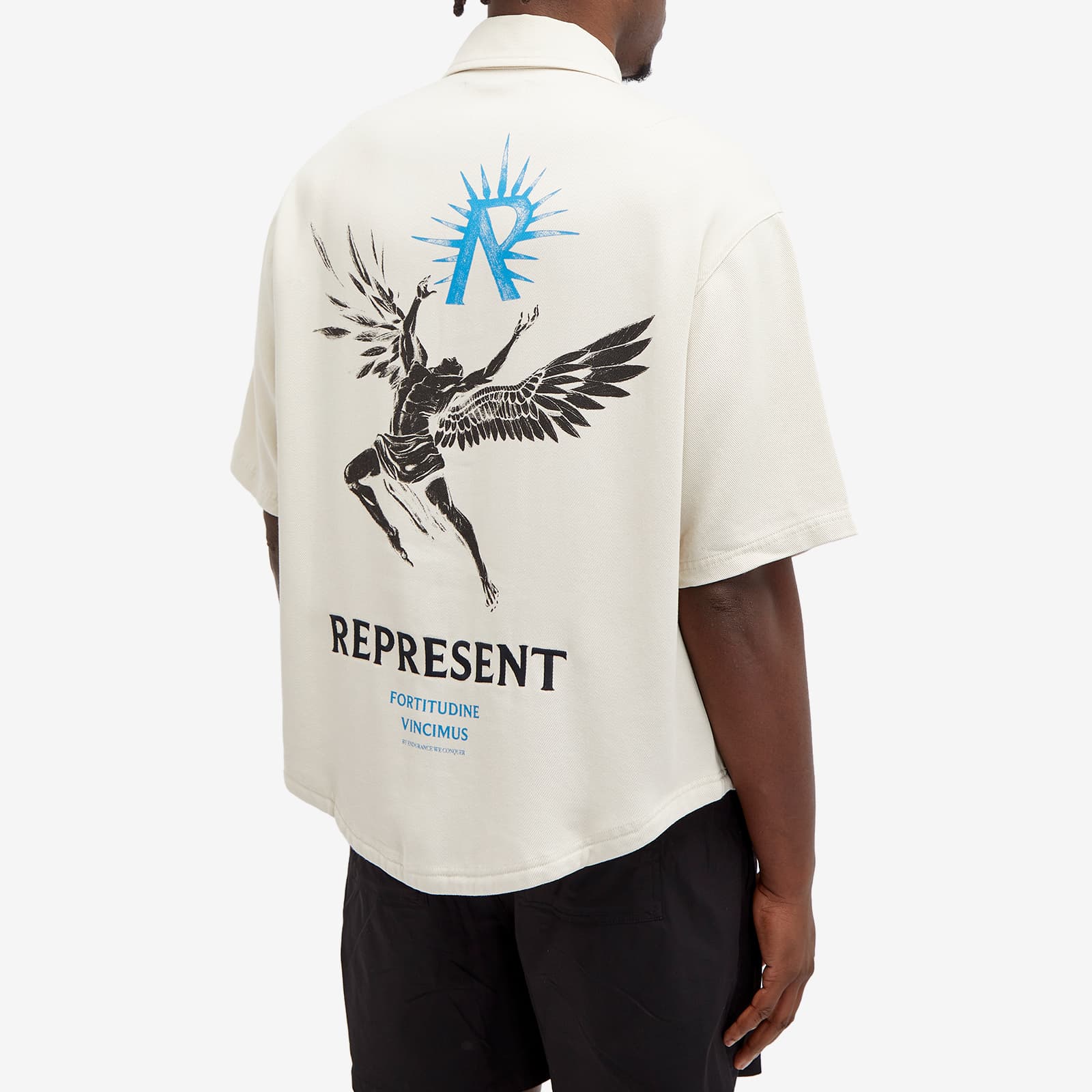 Represent Icarus Short Sleeve Shirt Off White | END. (JP)
