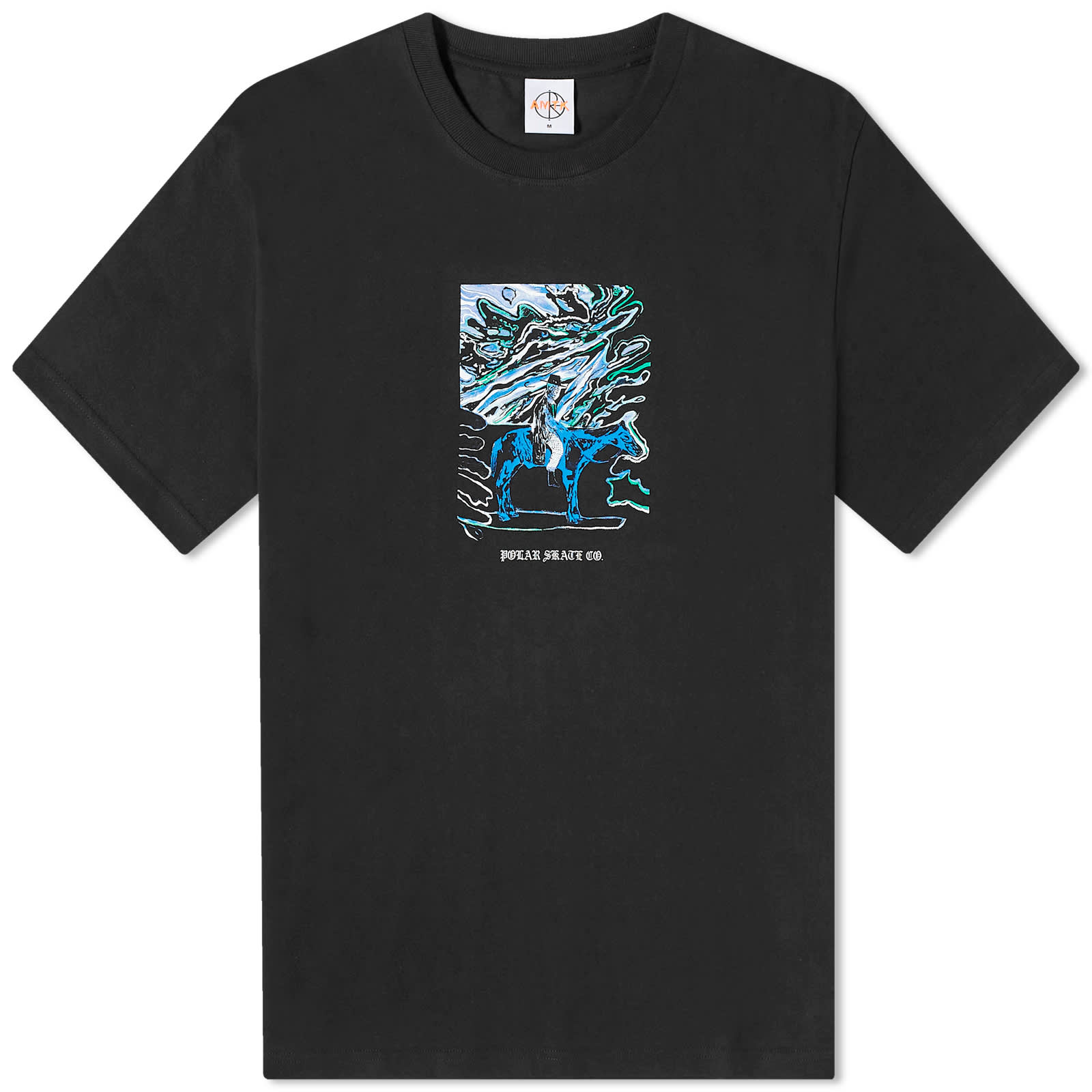 Polar Skate Co. Rider T-Shirt Black | END. (US)