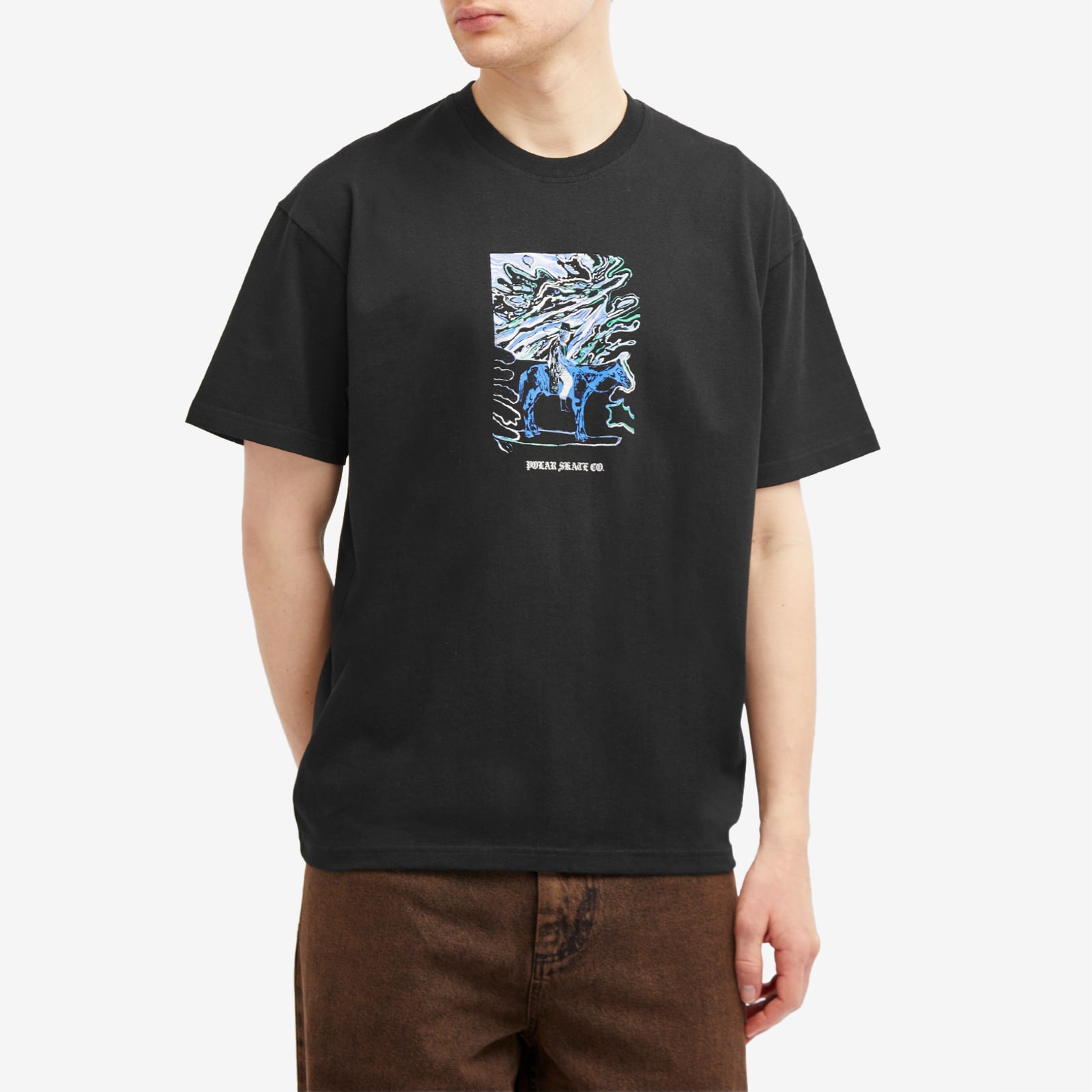 Polar Skate Co. Rider T-Shirt Black | END. (US)