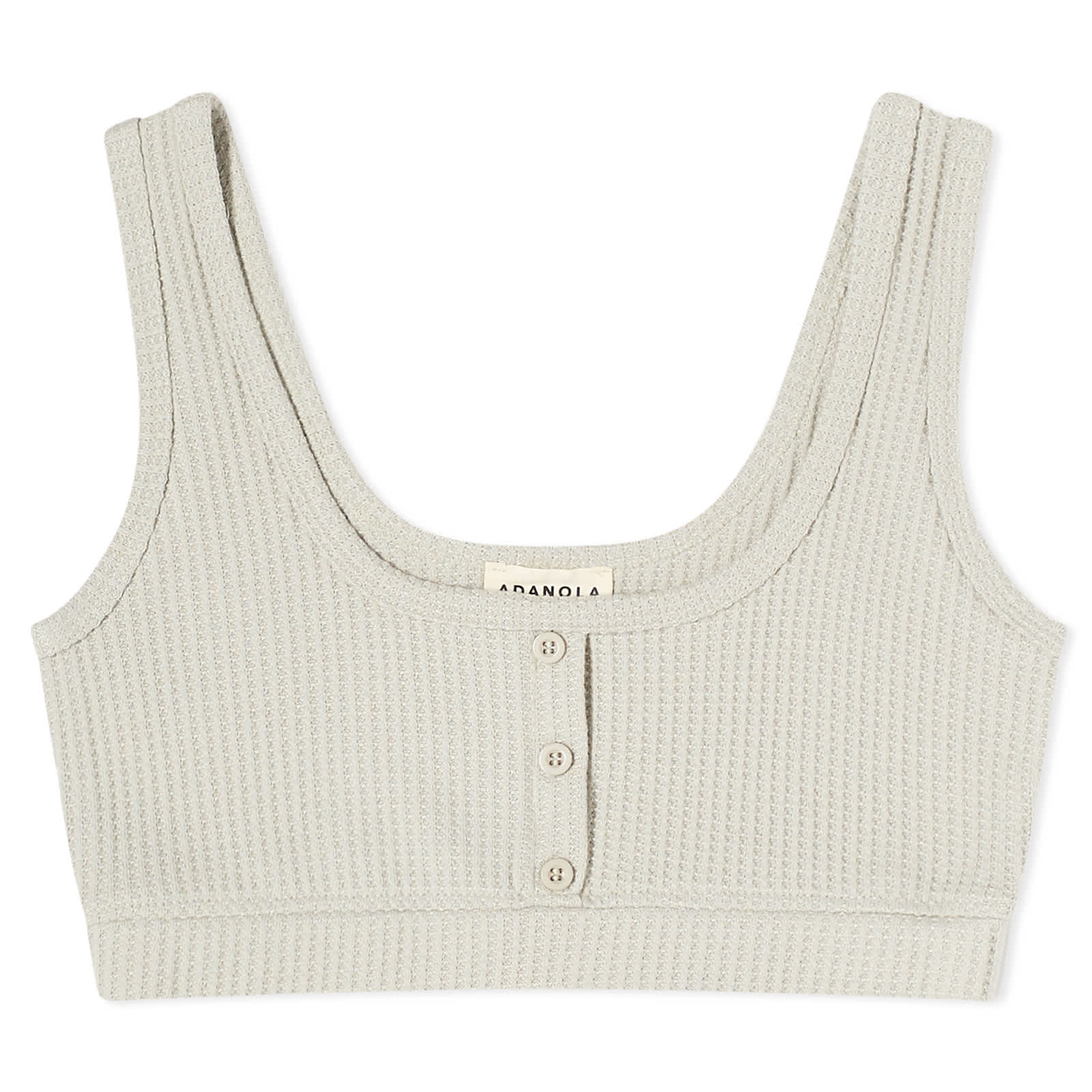 Adanola Waffle Scoop Bra Stone | END. (US)