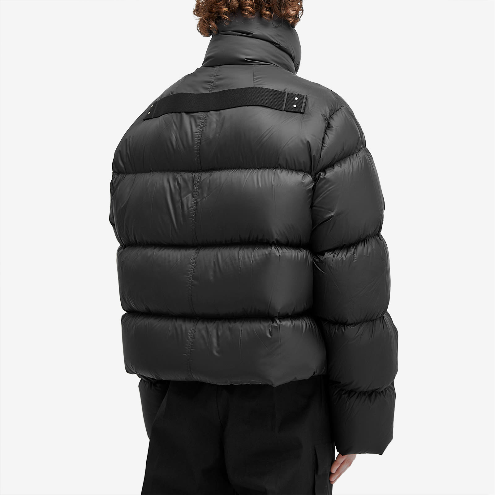Rick Owens Turtle Nylon Cropped Puffer Jacket Black | END. (CN)