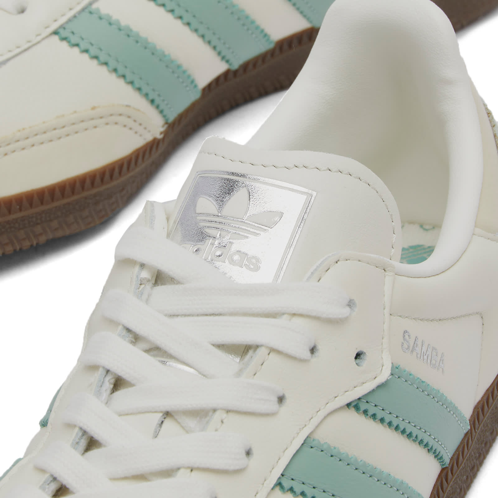 Adidas Samba Og W Cloud White Hazy Green And Wonder White End Dk