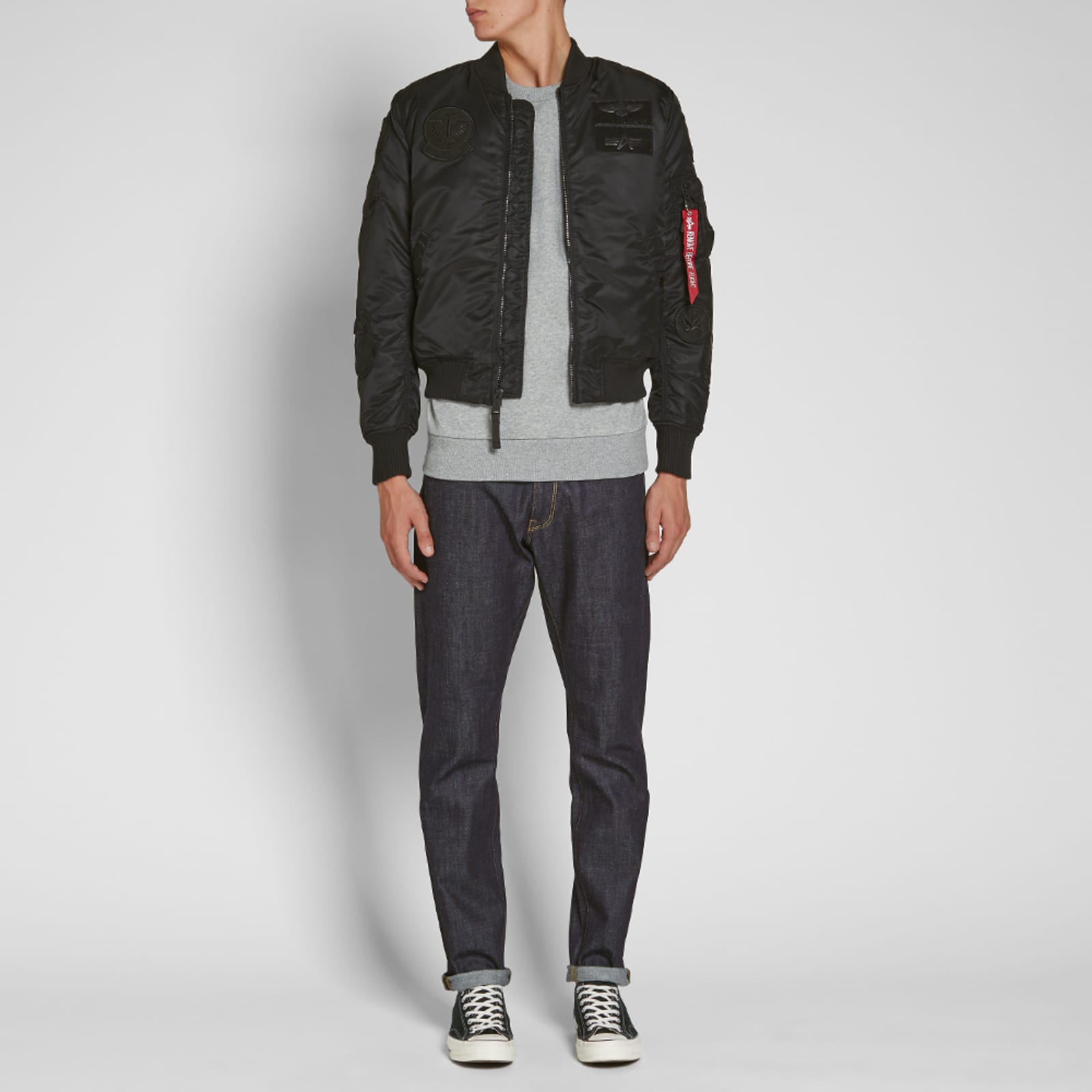 Alpha Industries MA-1 Pilot Jacket All Black | END.