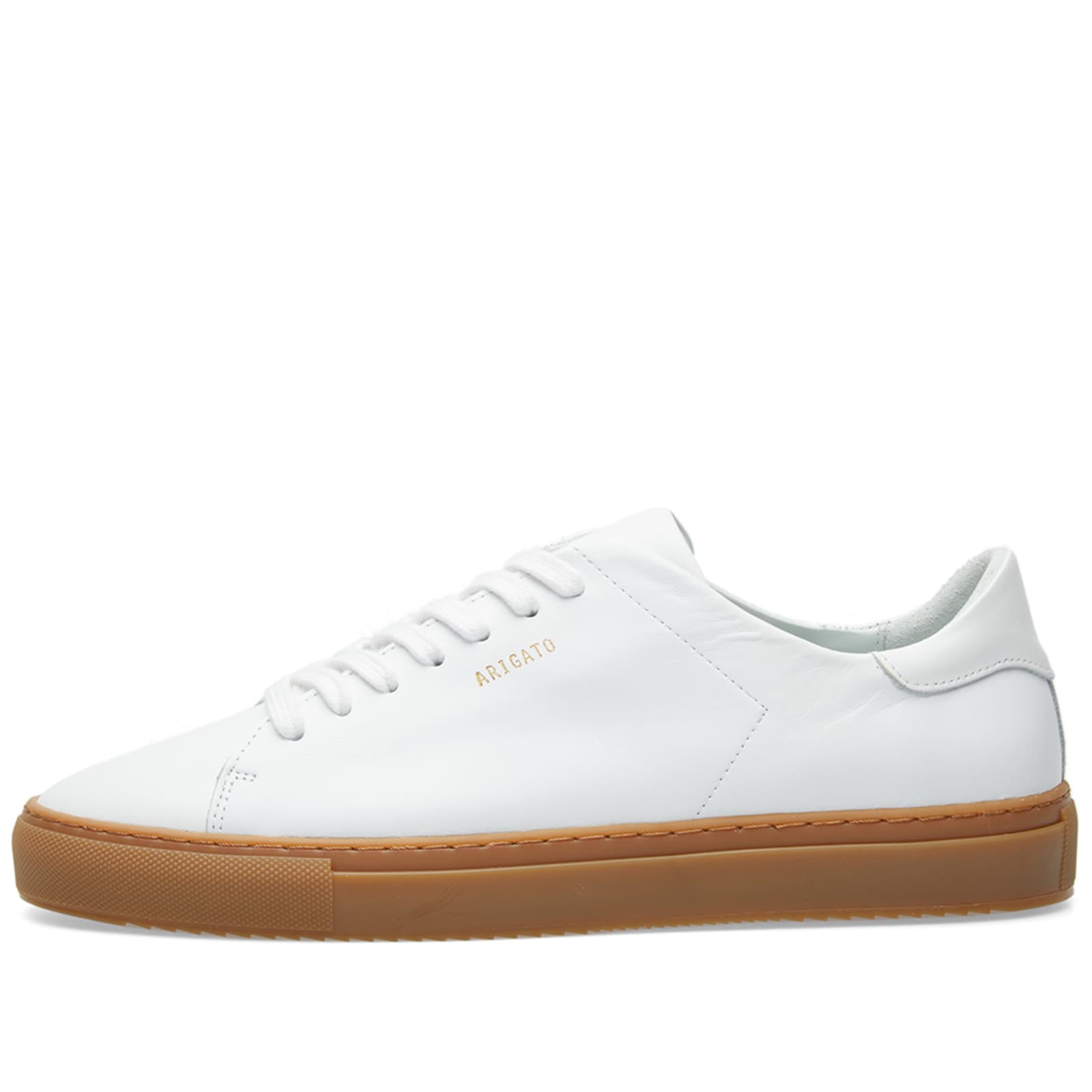 Axel Arigato Clean 90 Colour Sole Sneaker White Leather & Gum | END. (US)