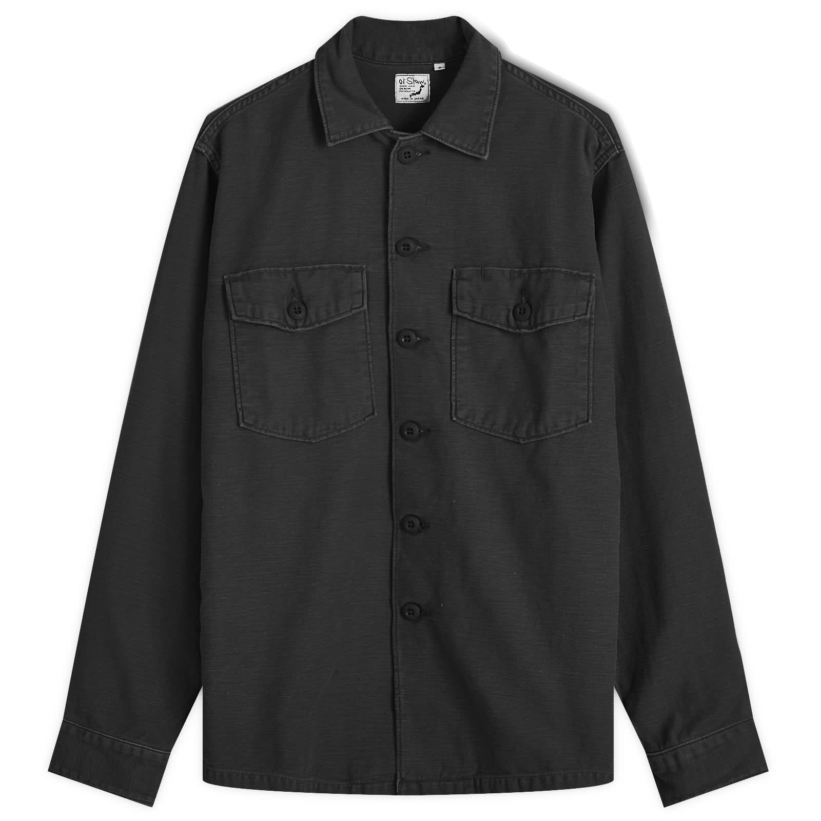 orSlow US Army Shirt Black | END. (GB)