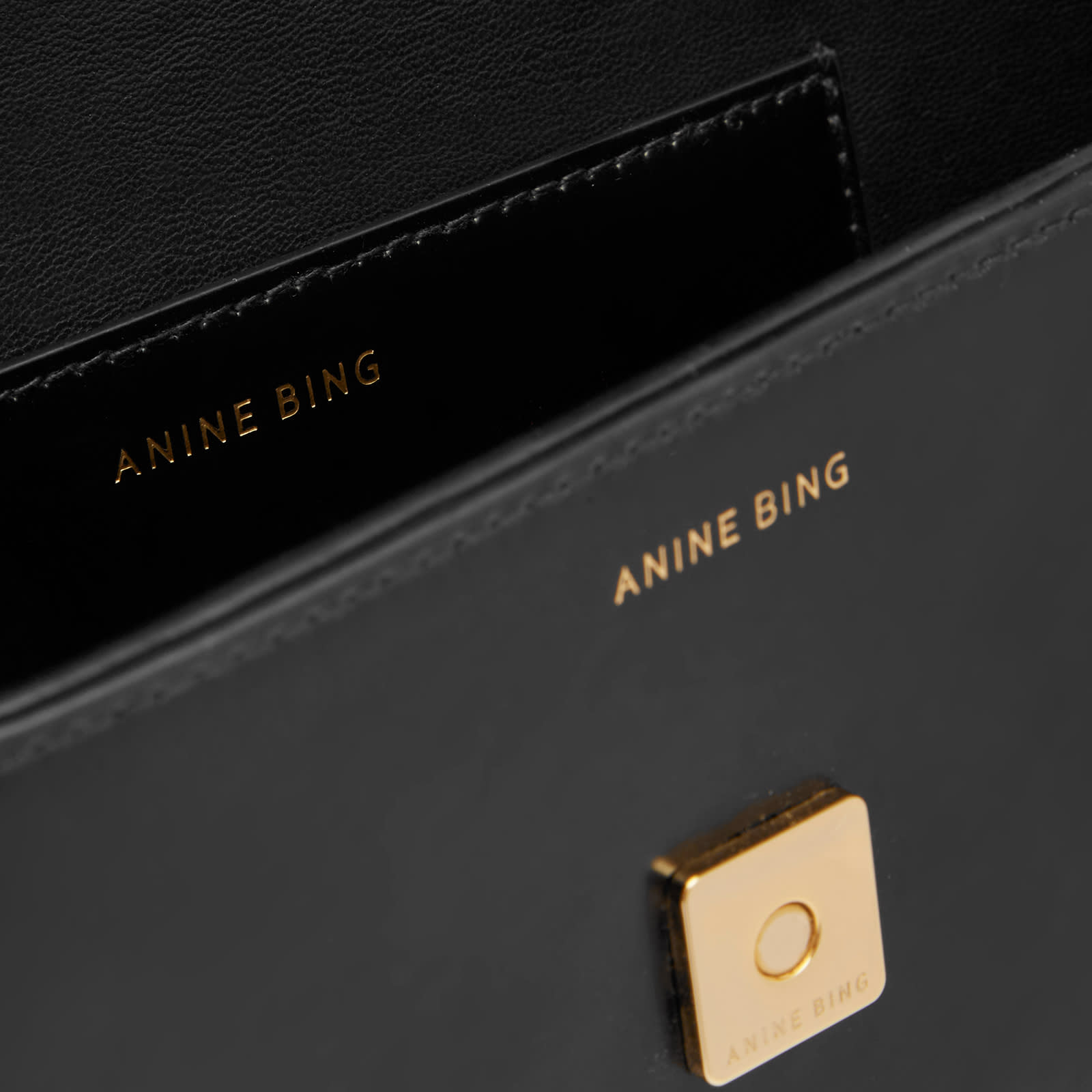 Anine Bing Elly Crossbody Bag Black | END. (HK)