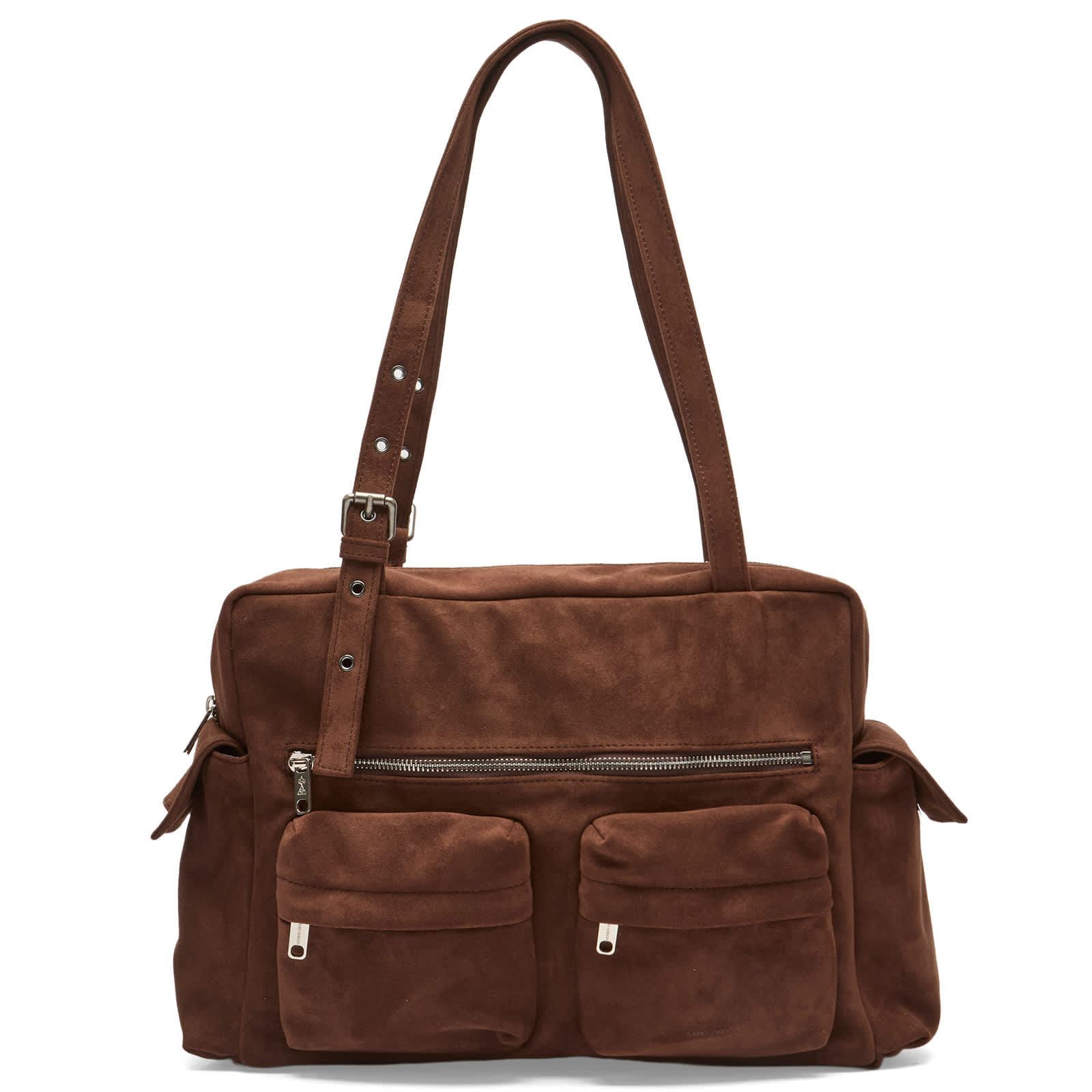 SAMO ONDOH Pocket Utility Bag - Large Suede Brown | END. (US)