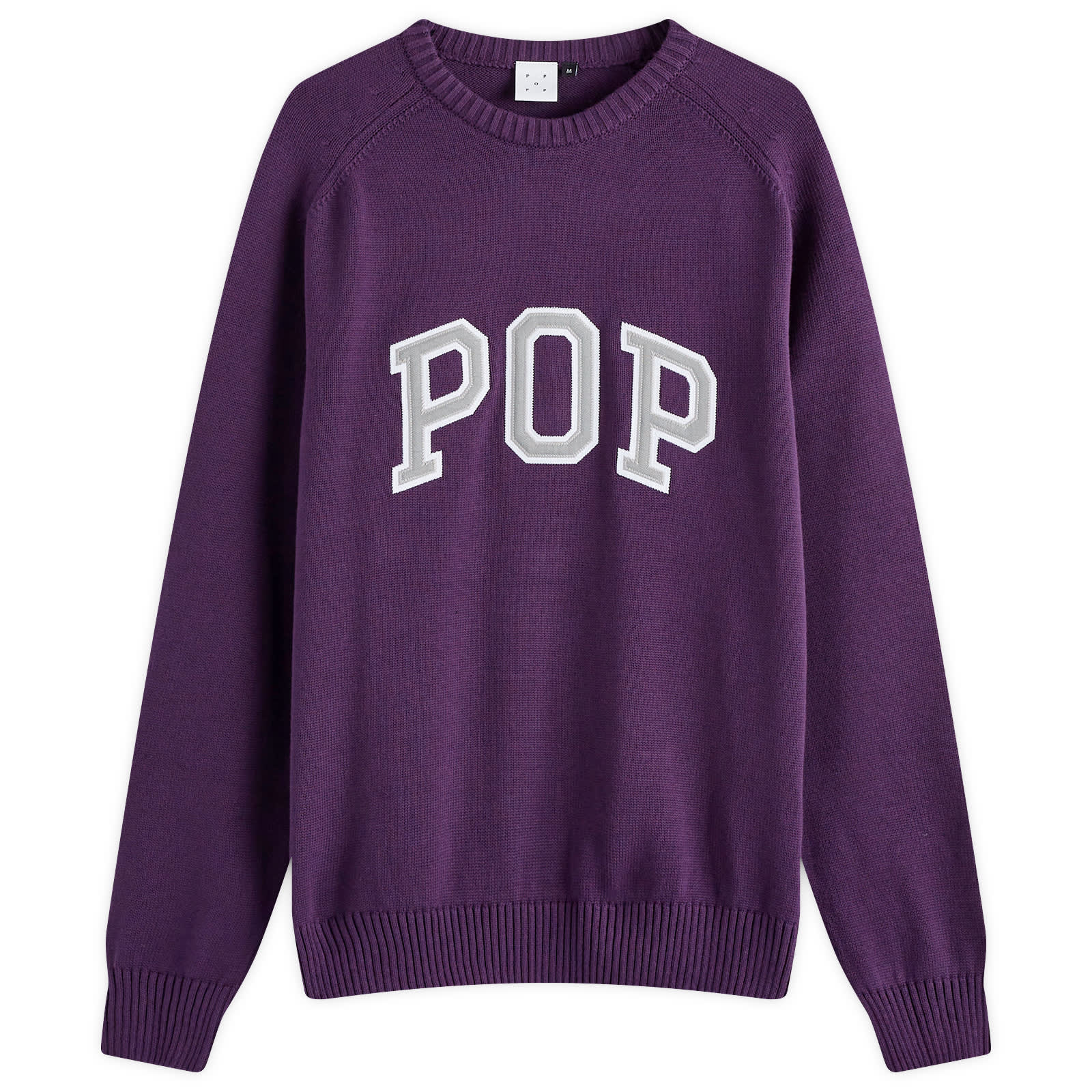 Pop Trading Company Arch Logo Crew Knit Mysterioso | END. (US)