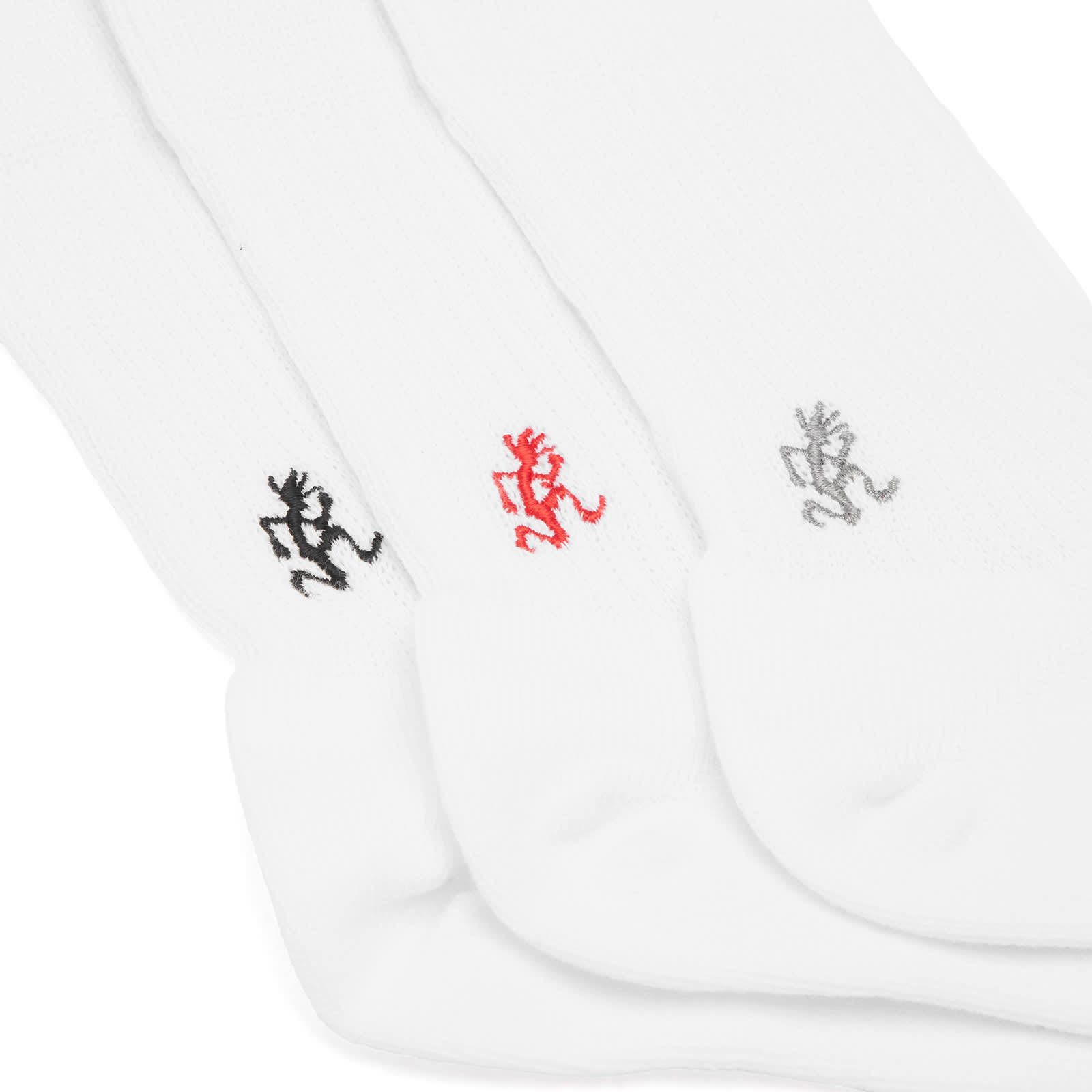 Gramicci Basic Crew Sock - 3-Pack White | END. (HK)