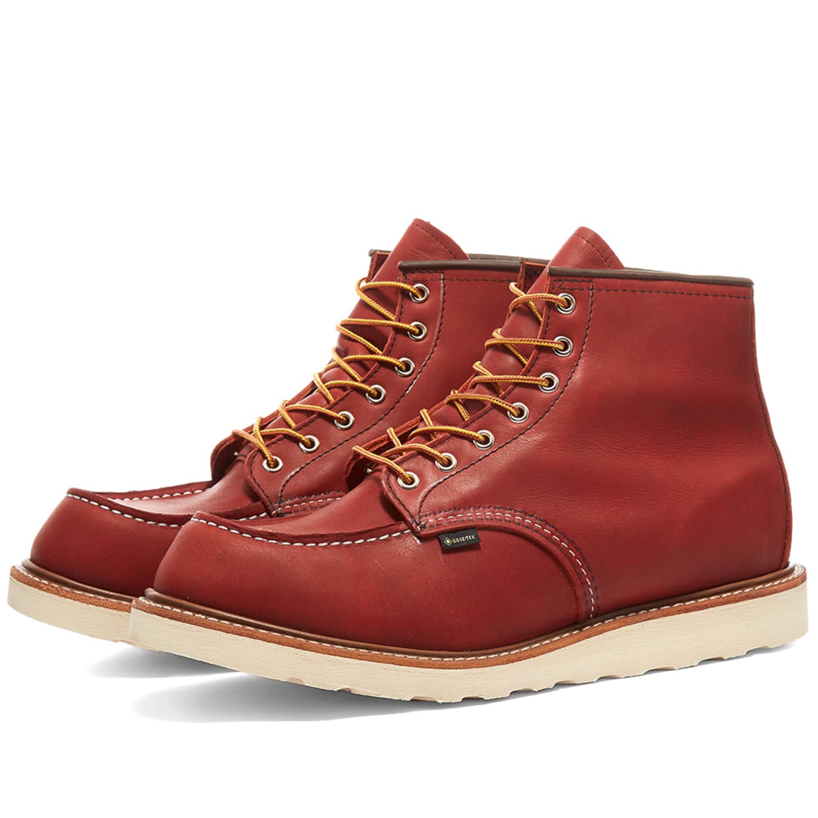 Red Wing 8864 Heritage Work 6" Moc Toe Gore-Tex Boot Russet Taos | END ...
