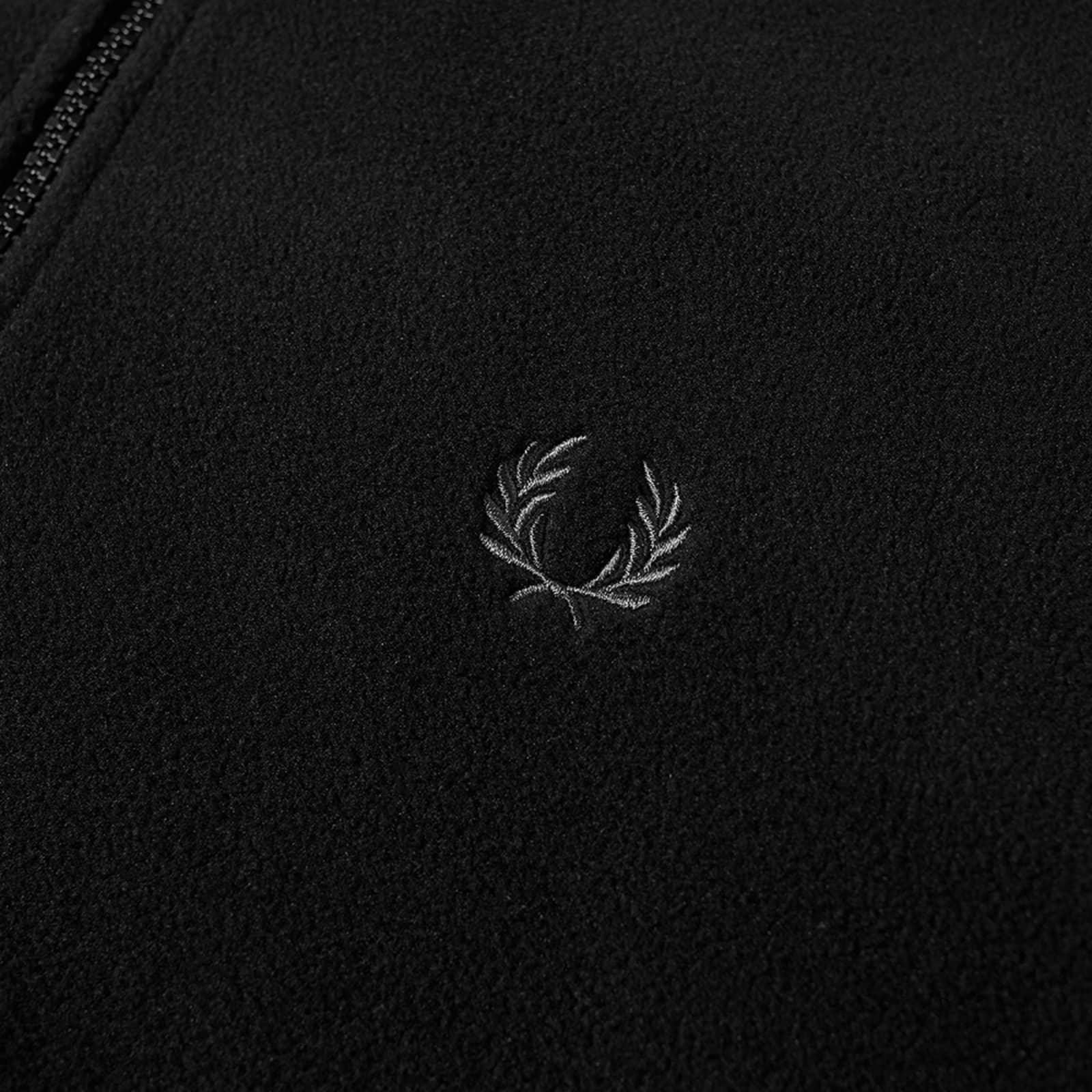 Fred Perry Polar Fleece Hooded Jacket Black | END. (HK)