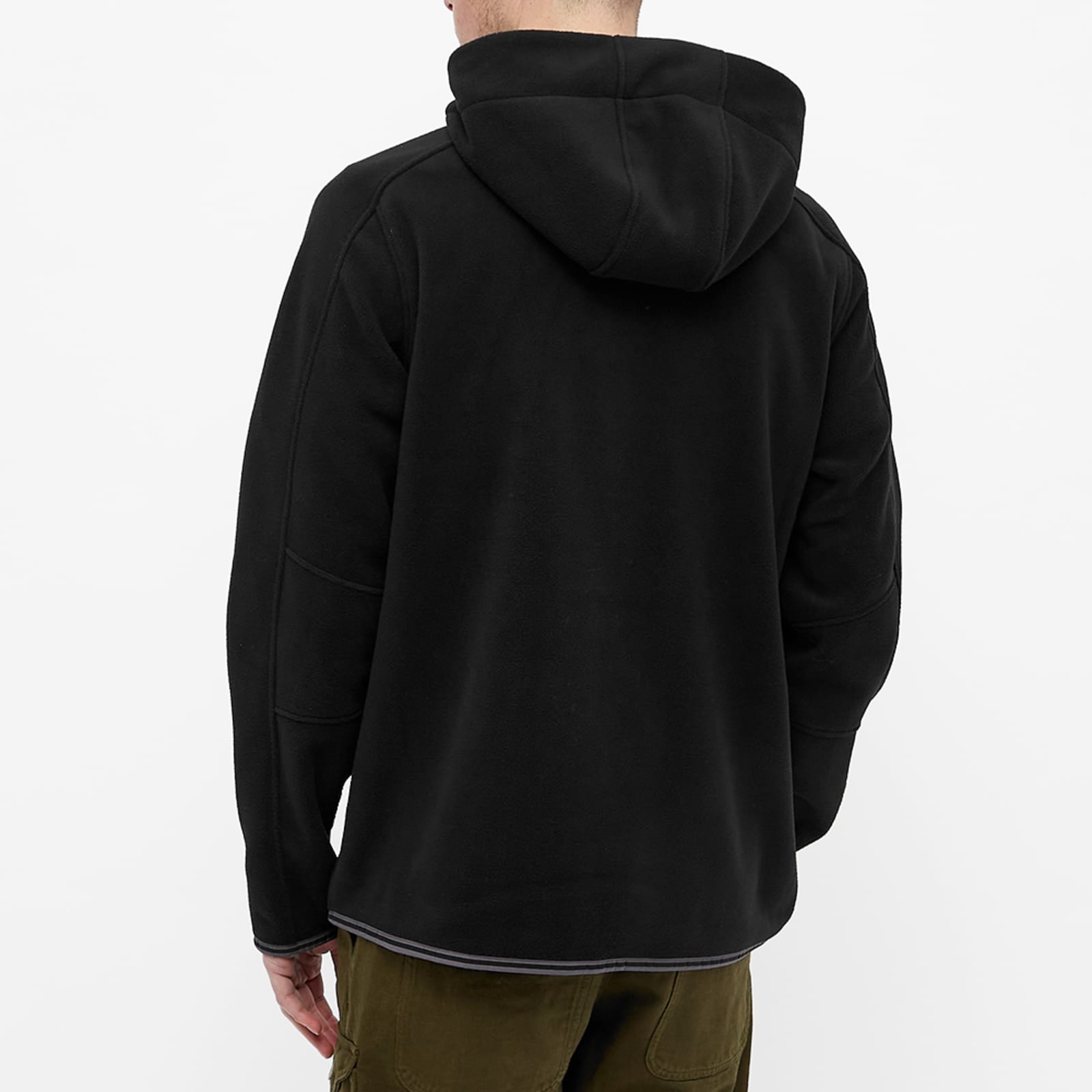 Fred Perry Polar Fleece Hooded Jacket Black | END. (HK)