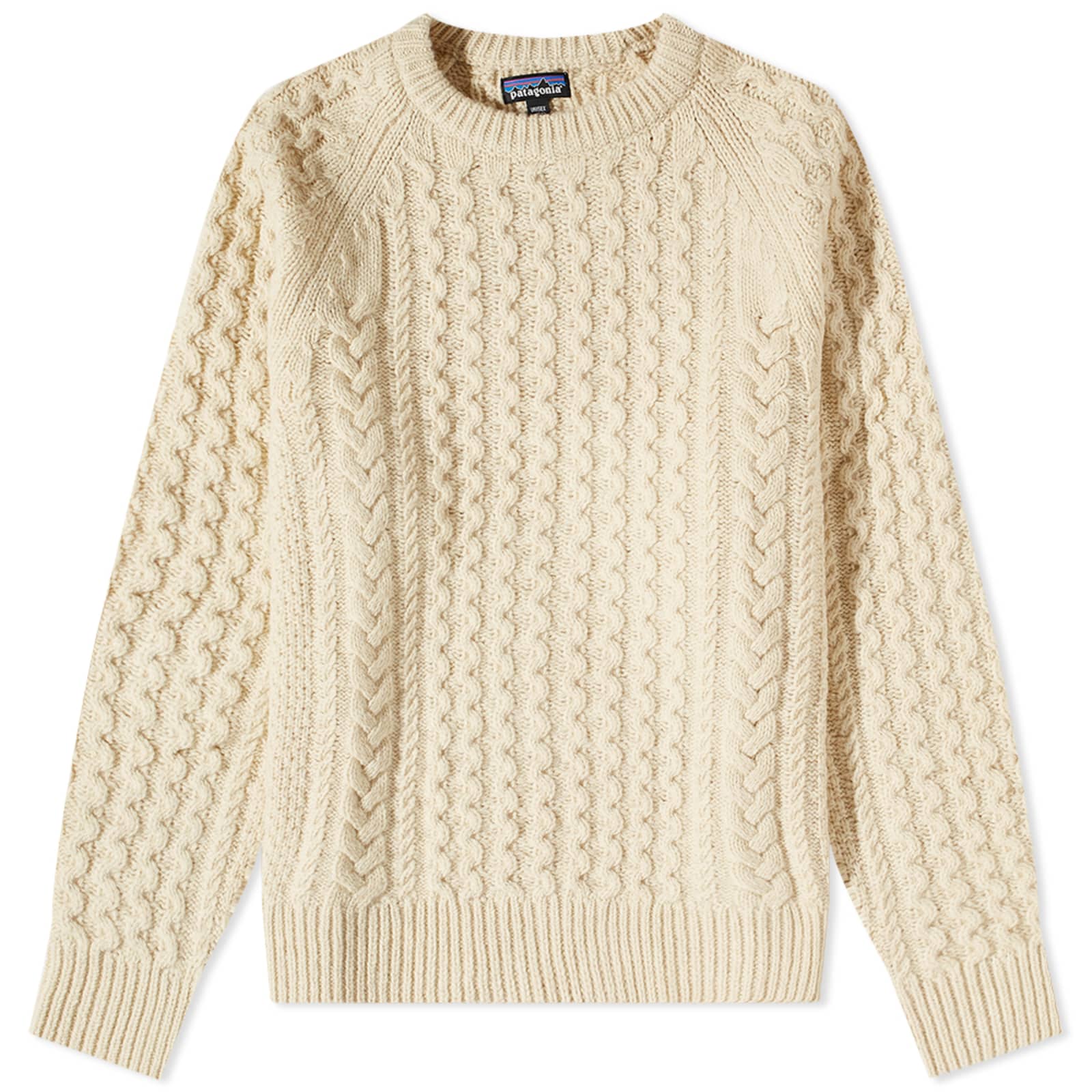Patagonia Recycled Wool Cable Crew Knit Natural | END. (KR)