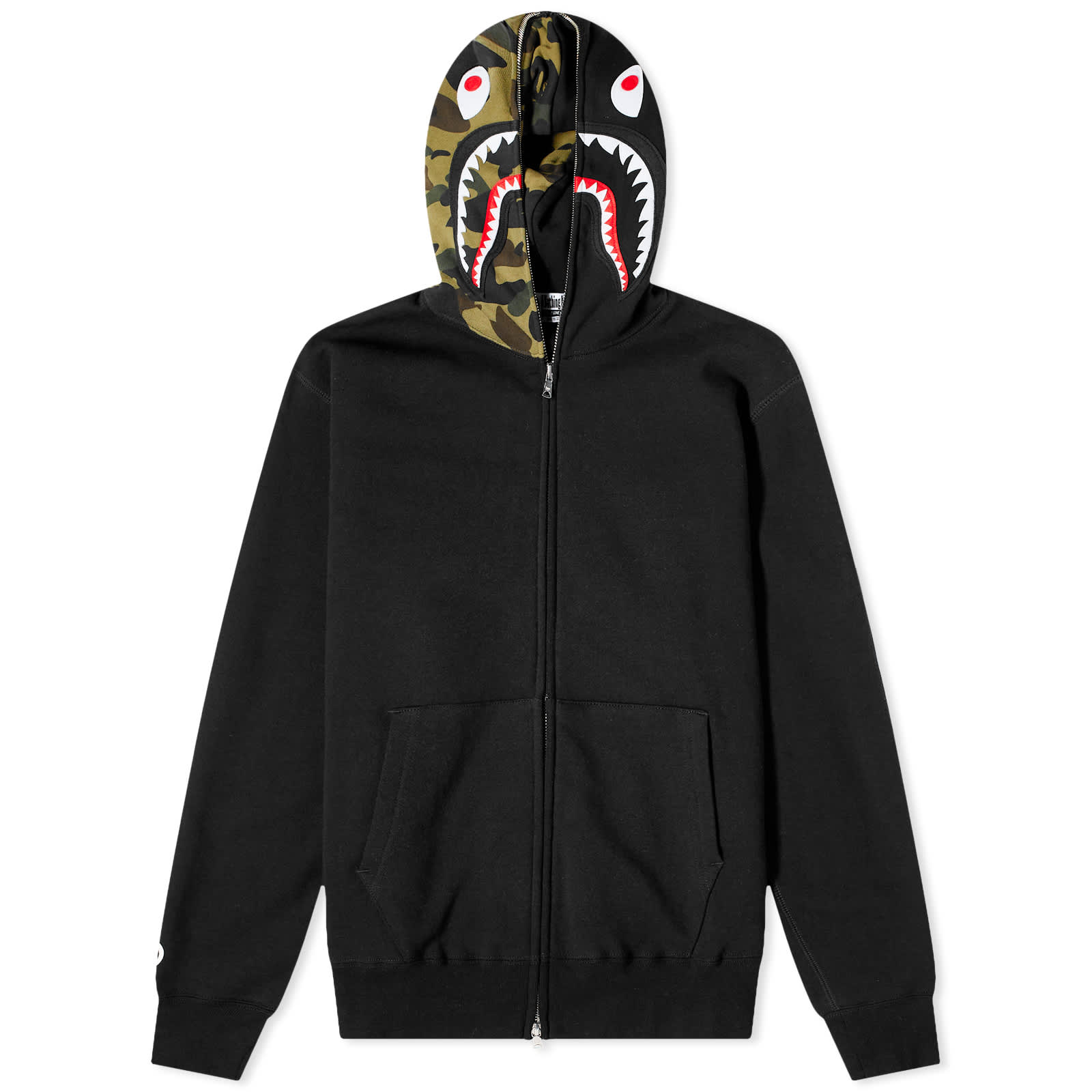 A Bathing Ape Shark Full Zip Hoody Black | END. (GB)