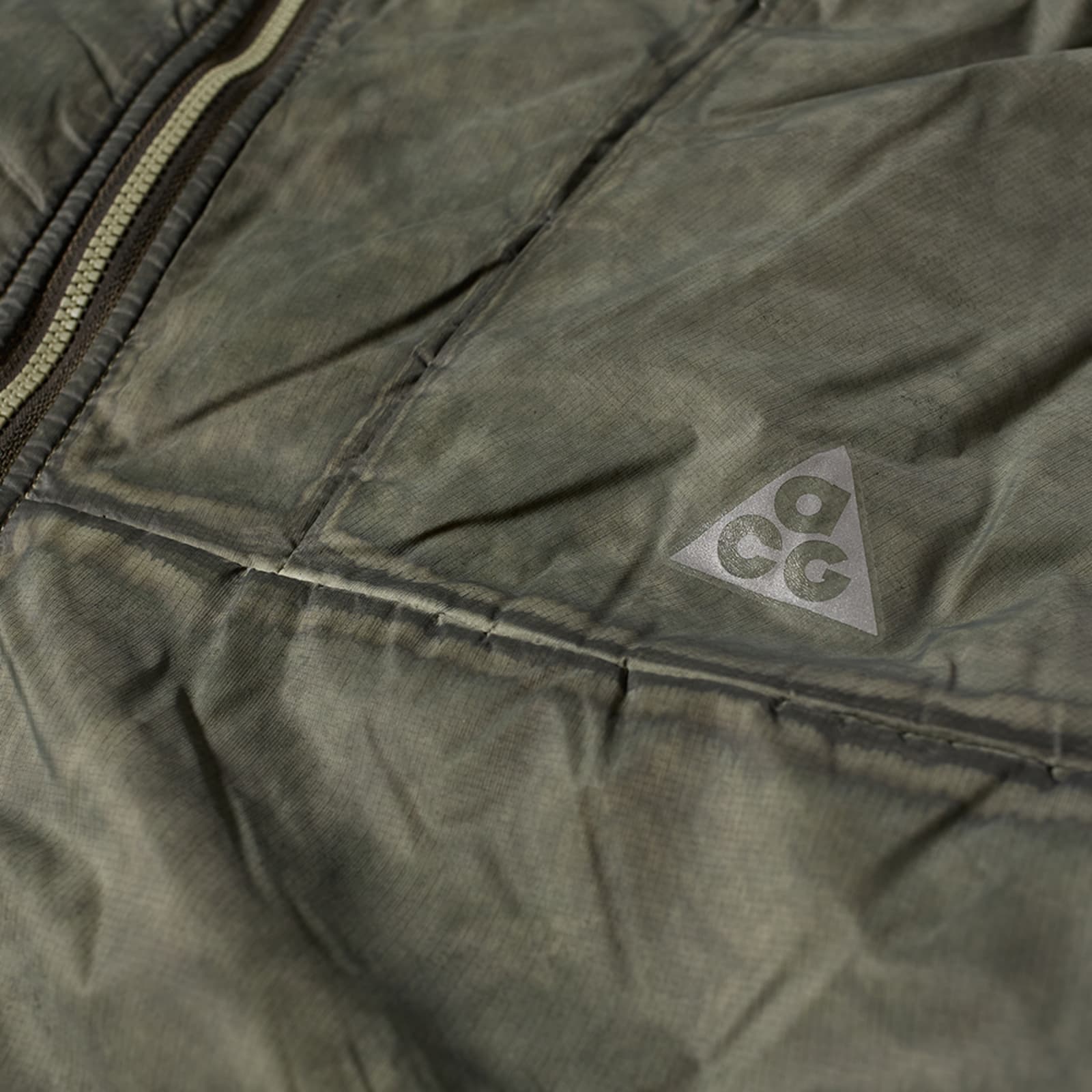 Nike ACG Garmen Dyed Hooded Jacket Light Army | END. (US)