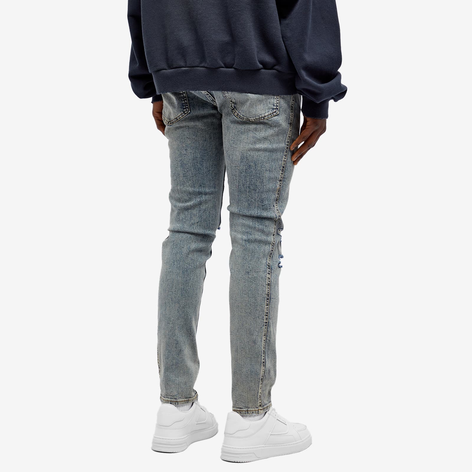 Represent Destroyer Denim Jeans Blue Cream | END. (GB)