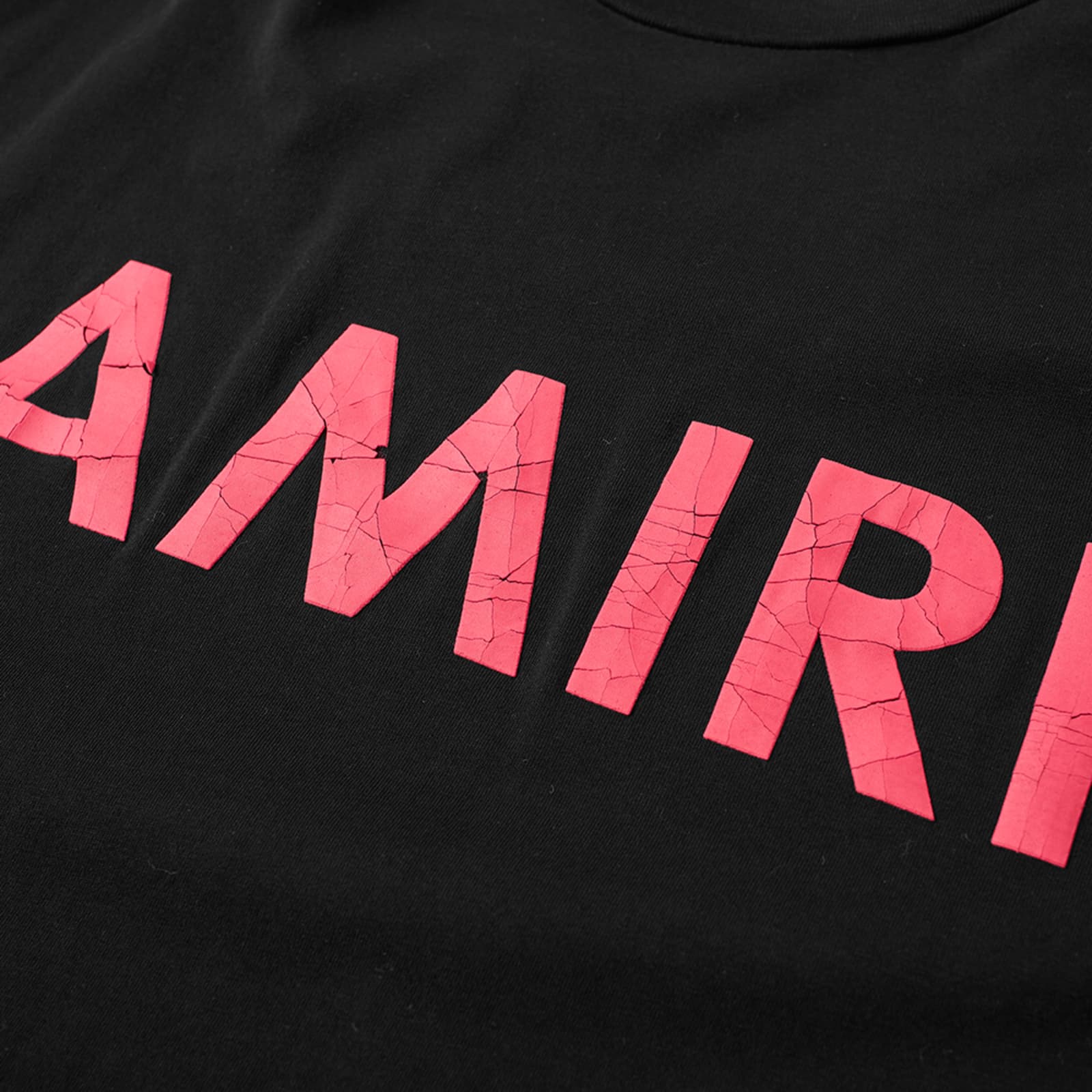 AMIRI Logo Tee Black & Pink | END. (US)