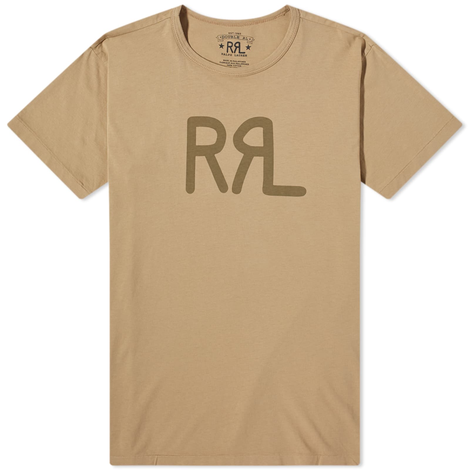 RRL Logo T-Shirt Khaki | END.