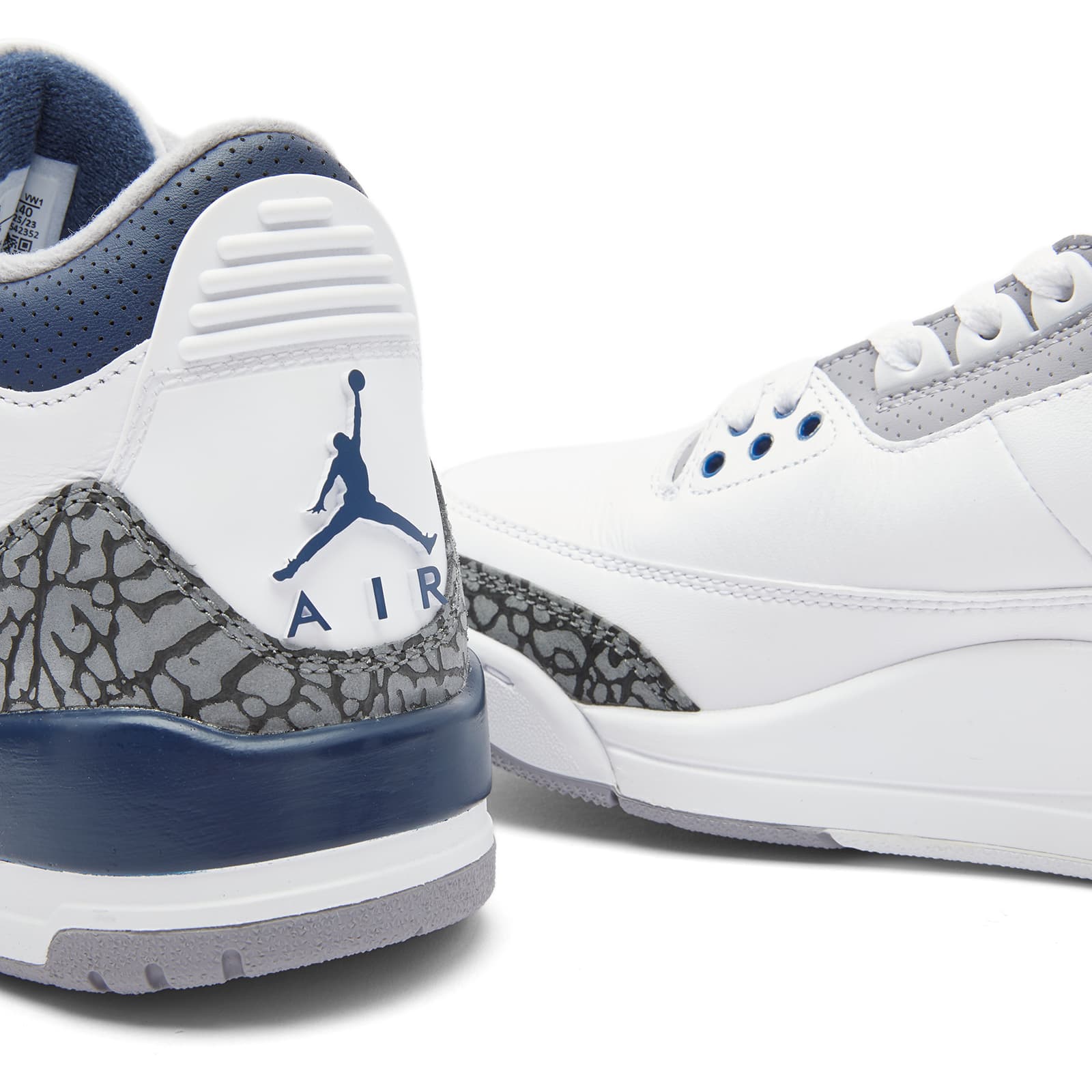 Air Jordan 3 Retro Midnight Navy, Cement Grey & Black | END. (GB)