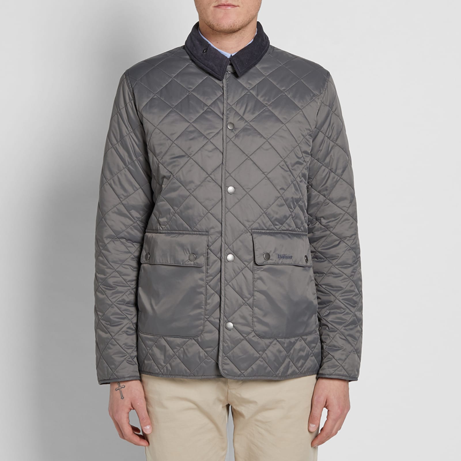Barbour Gimbal Quilt Jacket Grey | END. (US)