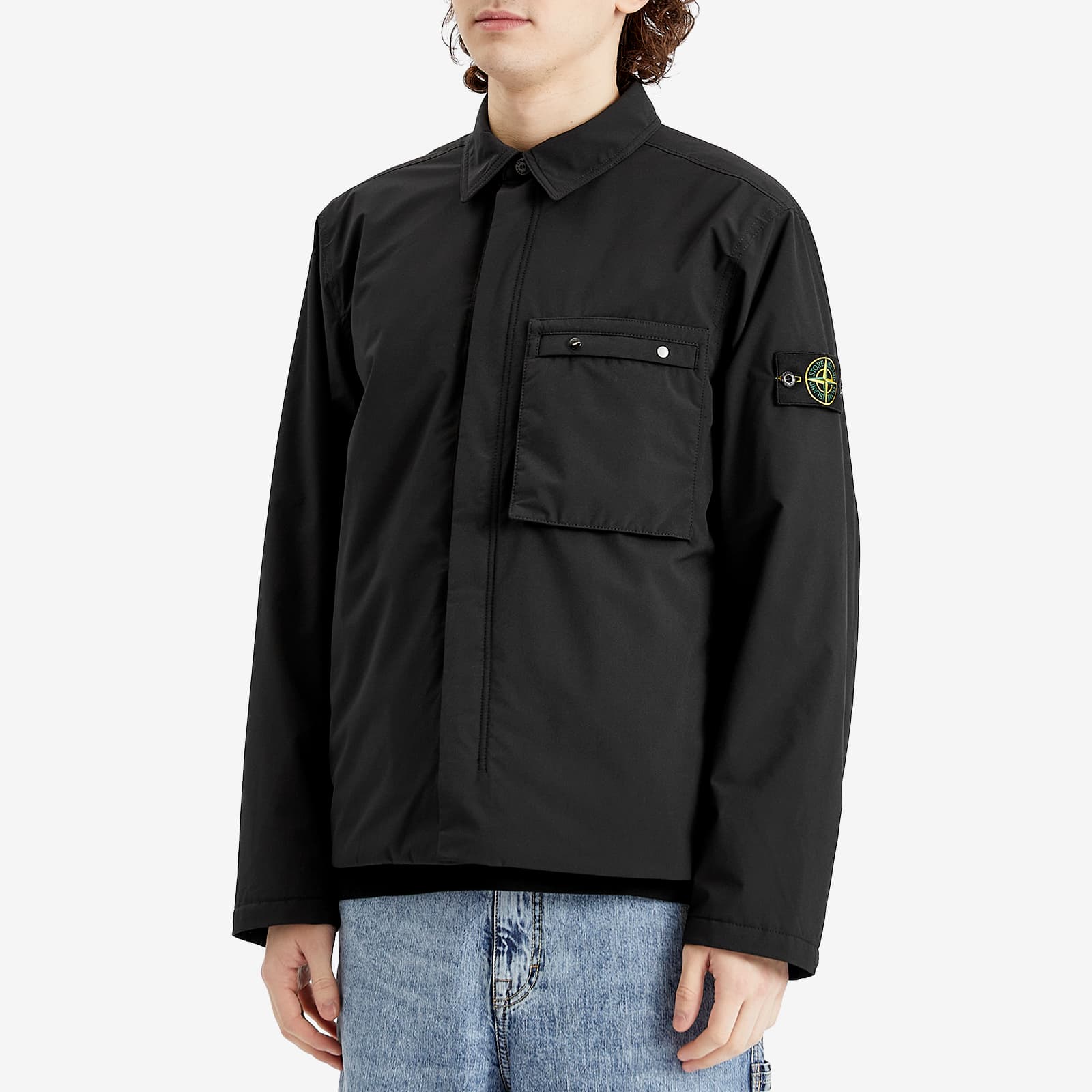 Stone Island Soft Shell-R Primaloft Jacket Black | END. (GB)