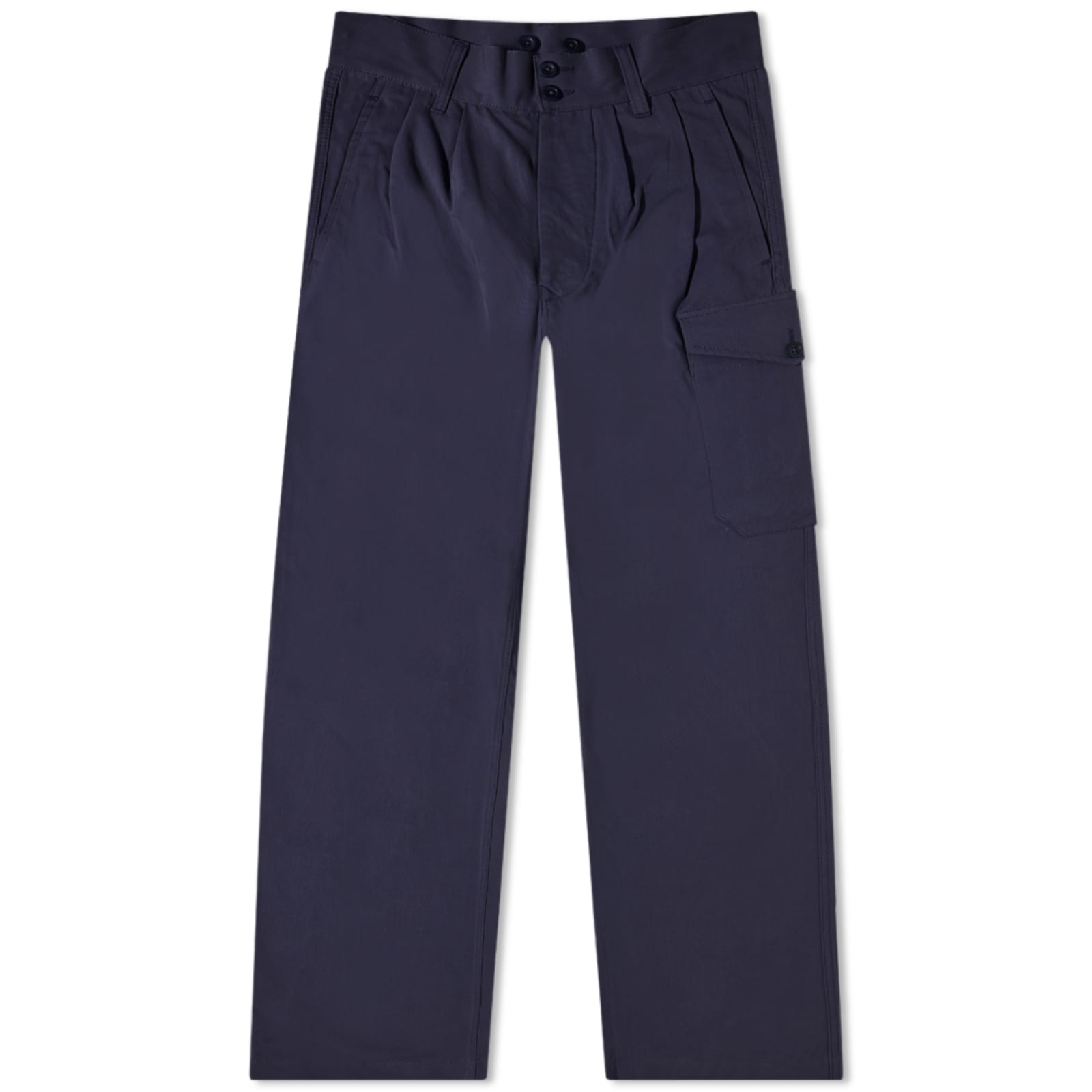 Nigel Cabourn Combat Pant Black Navy | END.