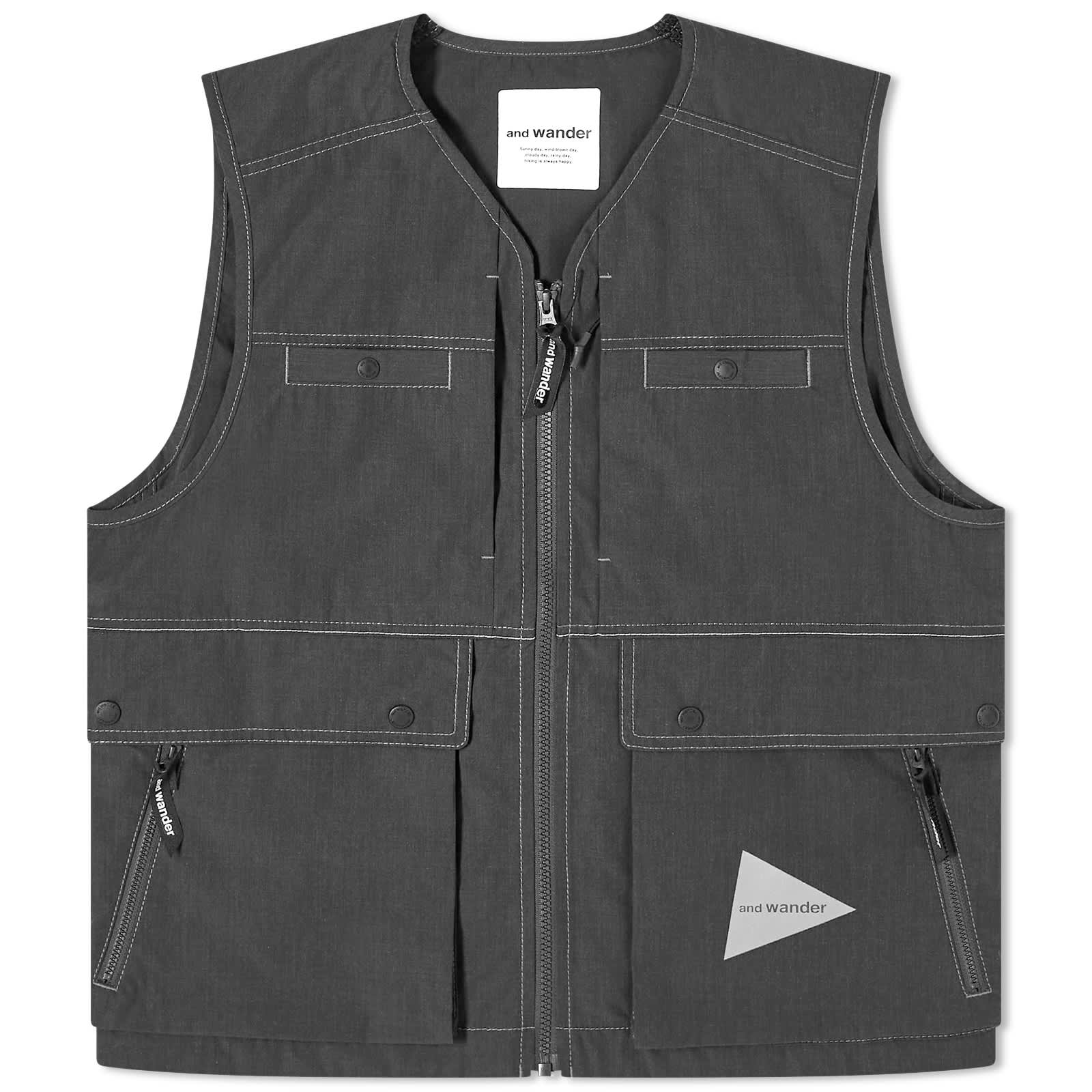and wander Tough Aramid Vest Charcoal | END. (GB)