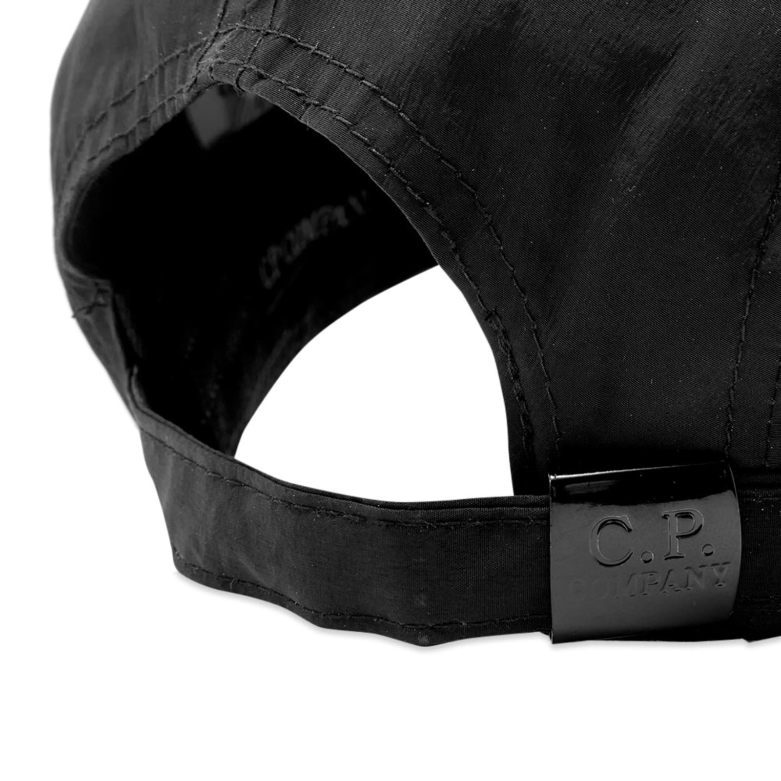 C.P. Company 5 Panel Nylon Cap Black | END.