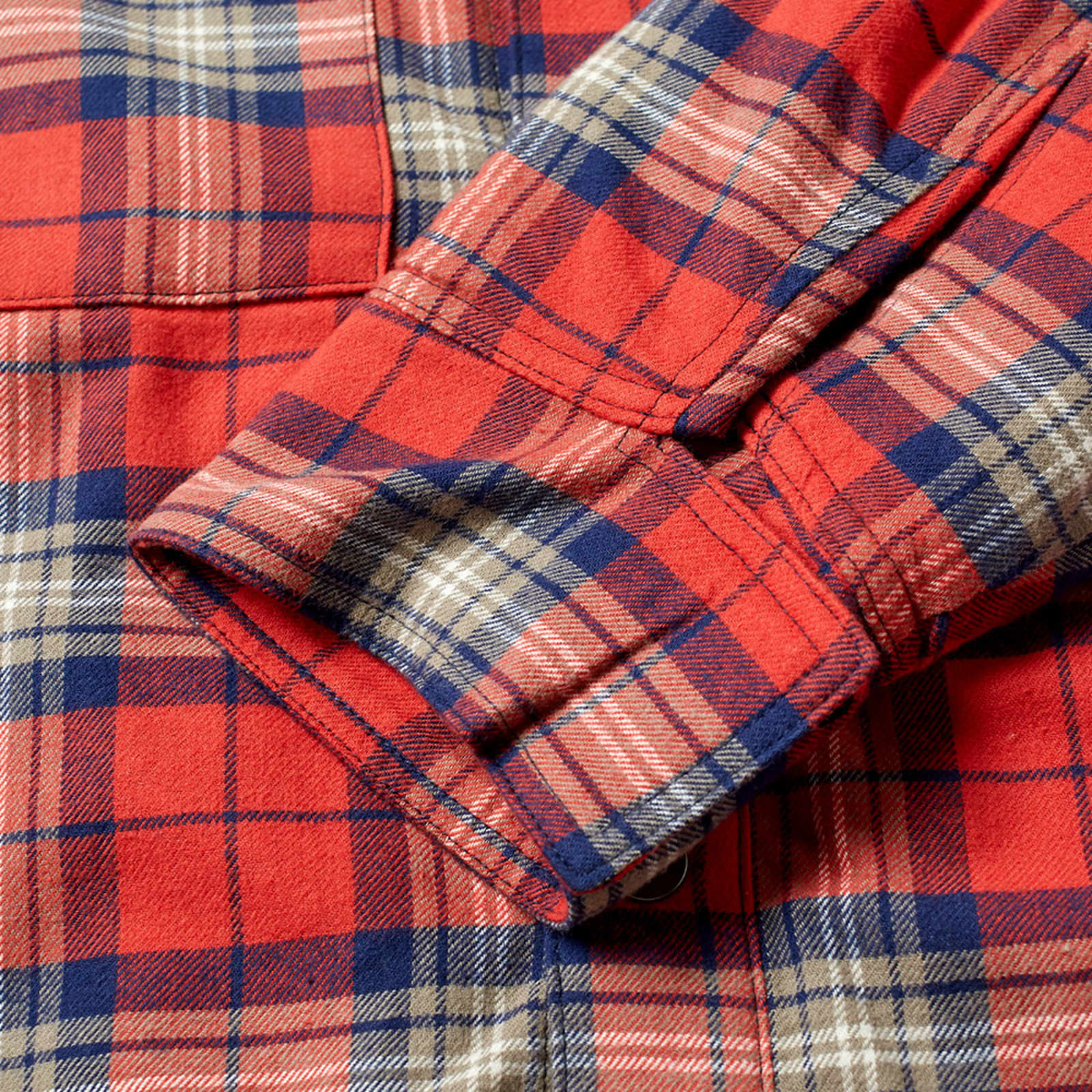 Fear Of God Flannel Shirt Jacket Red Plaid | END.