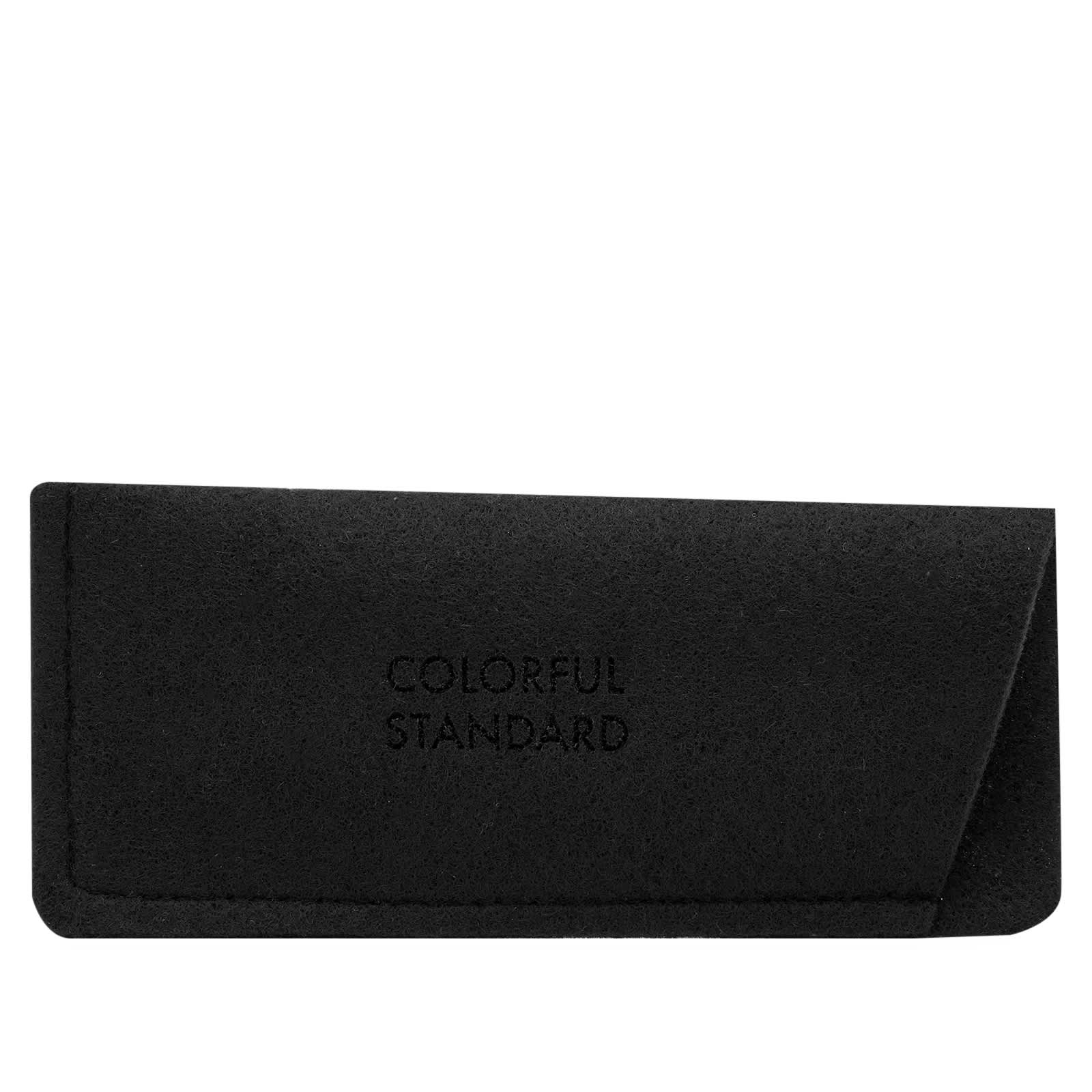 Colorful Standard Sunglass 17 Deep Black Solid And Black End